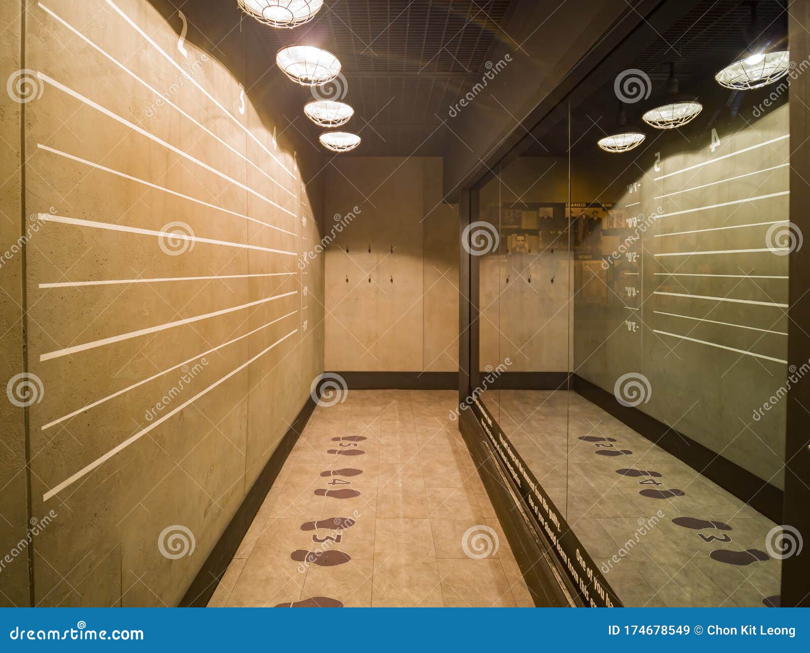 Interior View of the Mob Museum Editorial Stock Image - Image of city ...