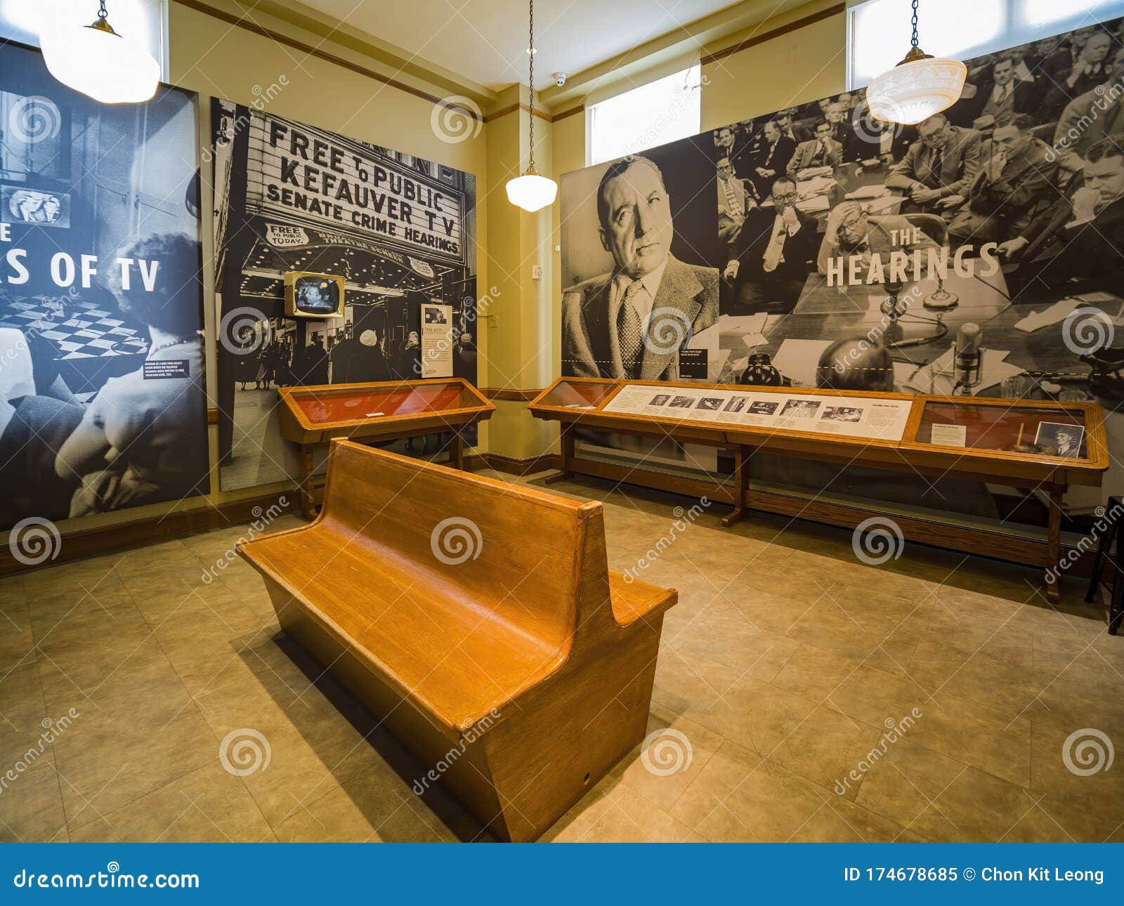 Interior View of the Mob Museum Editorial Image - Image of museum ...