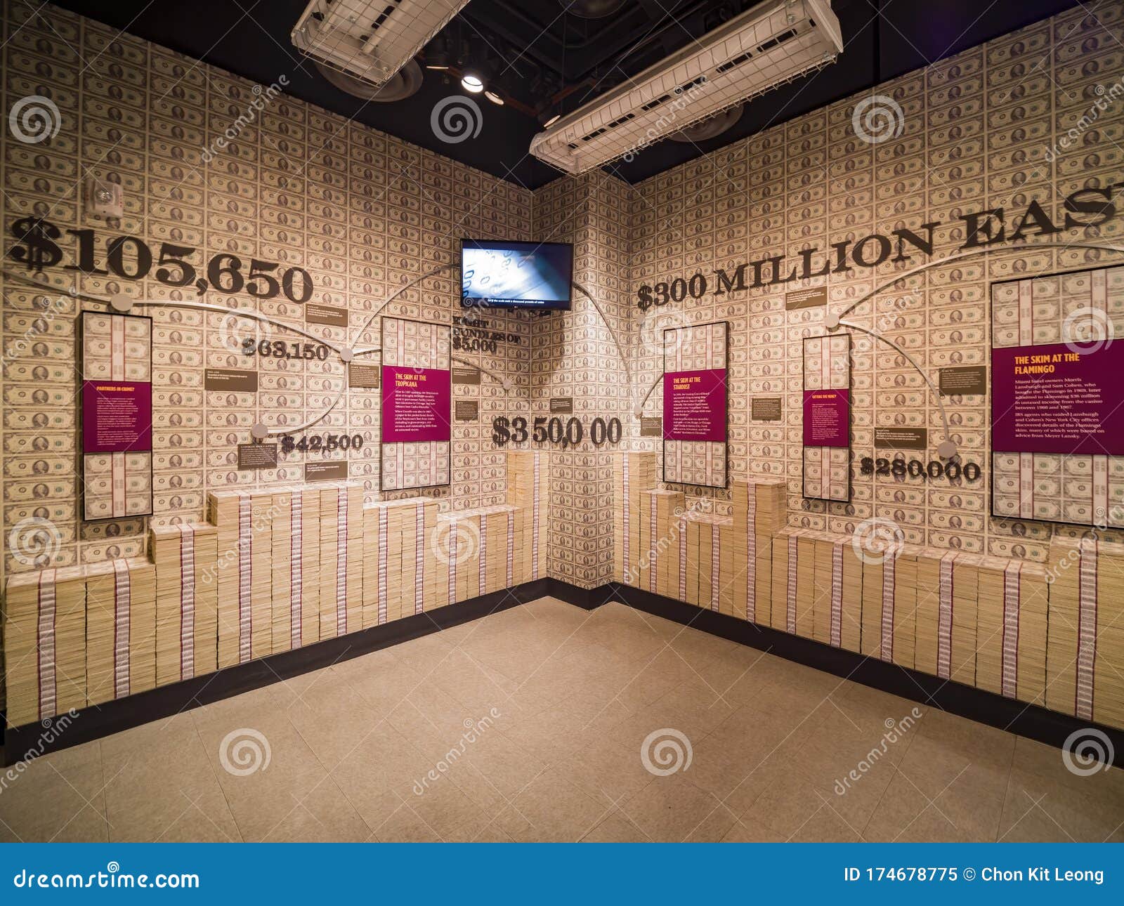 Interior View of the Mob Museum Editorial Image - Image of urban ...