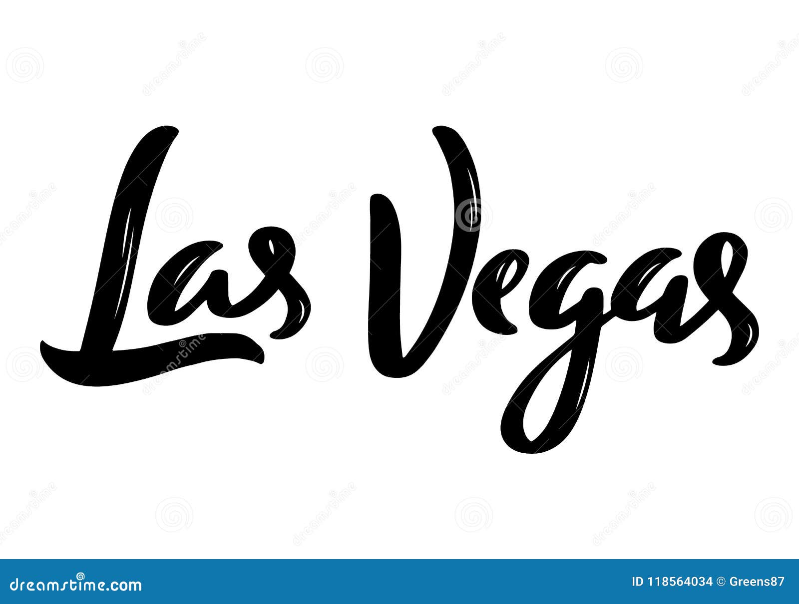 Las Vegas Hand-lettering Calligraphy. Stock Vector - Illustration of ... Las Vegas Hand-lettering Calligraphy. Stock Vector - Illustration of ...