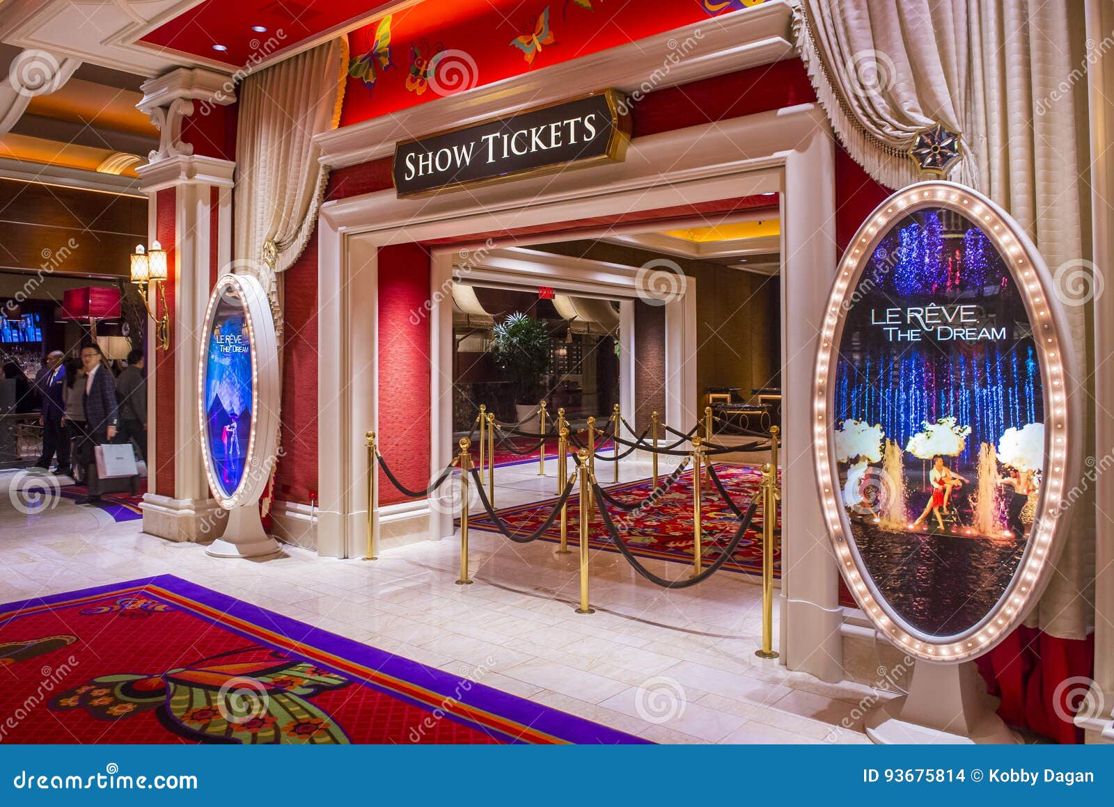 Las Vegas Le Reve imagen de archivo editorial. Imagen de turismo - 93675814