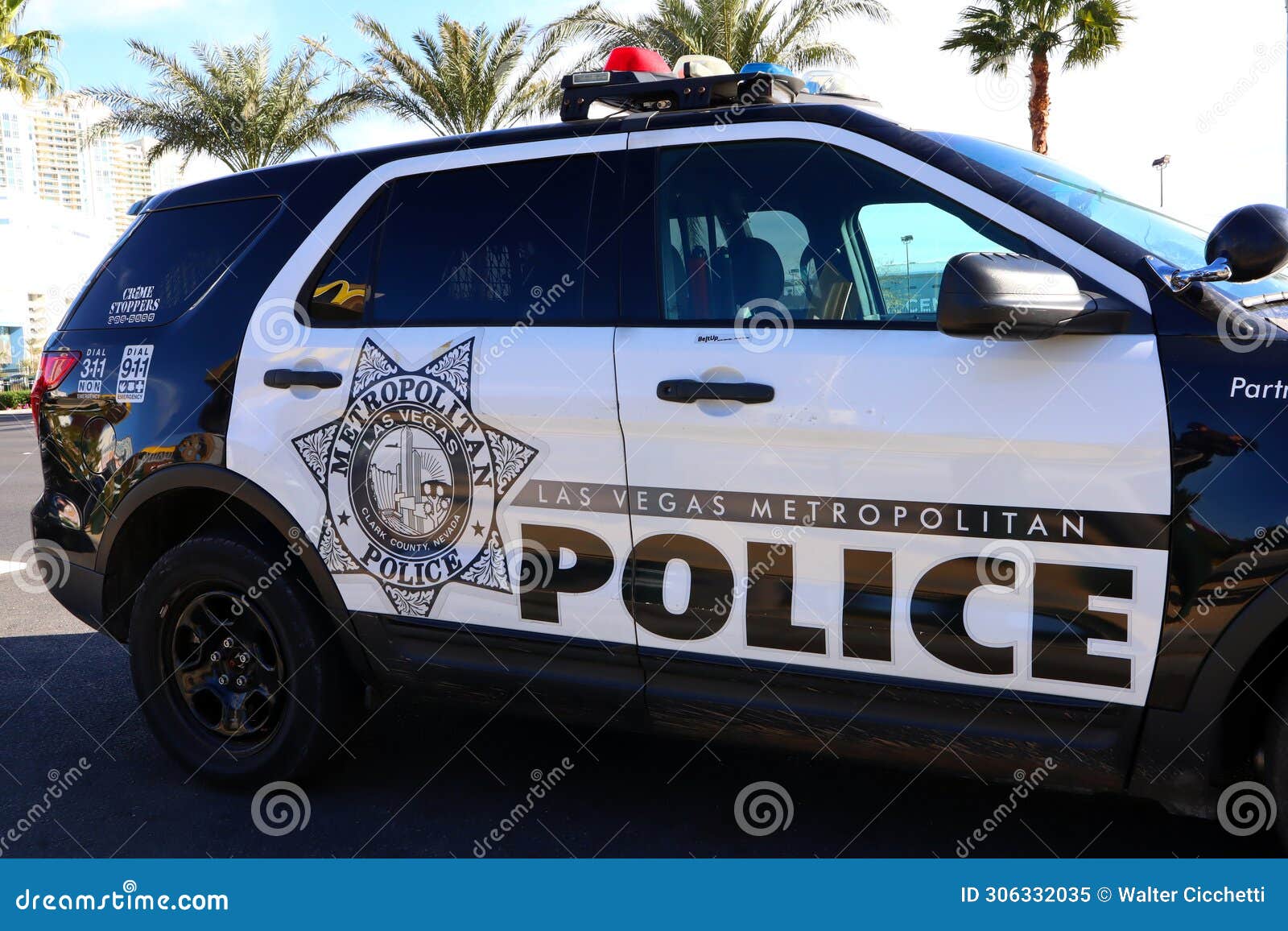Las Vegas Nevada Las Vegas Metropolitan Police Department Car