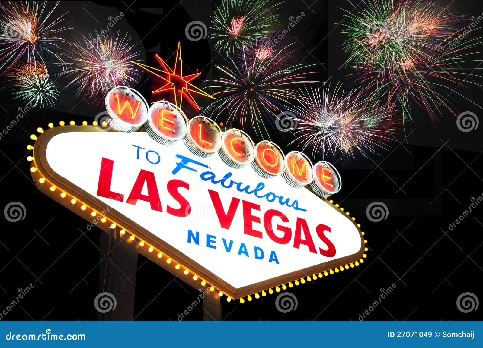 Las Vegas Sign with Fireworks Stock Image - Image of dusk, greeting ... Las Vegas Sign with Fireworks Stock Image - Image of dusk, greeting ...