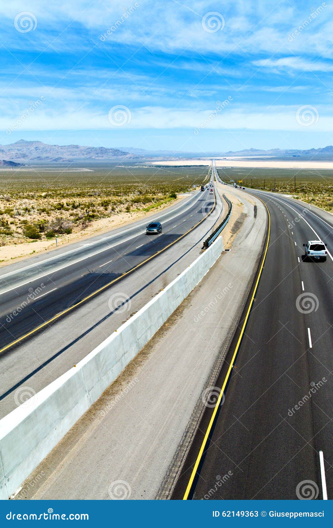 Las Vegas stock image. Image of nevada, interstate, cars - 62149363