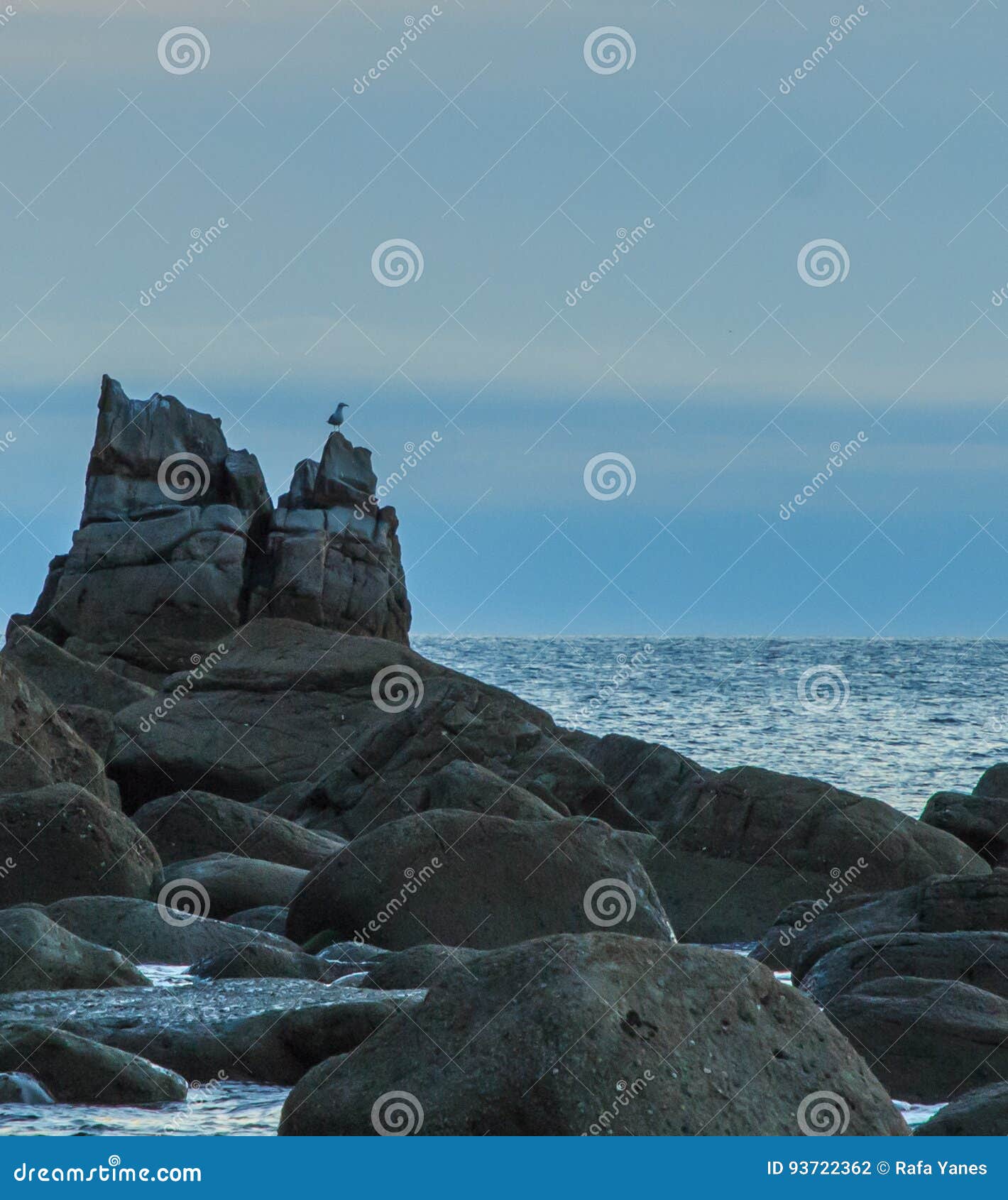 Las Visiones Maravillosas Desde La Playa De Arribolas Foto de archivo ...
