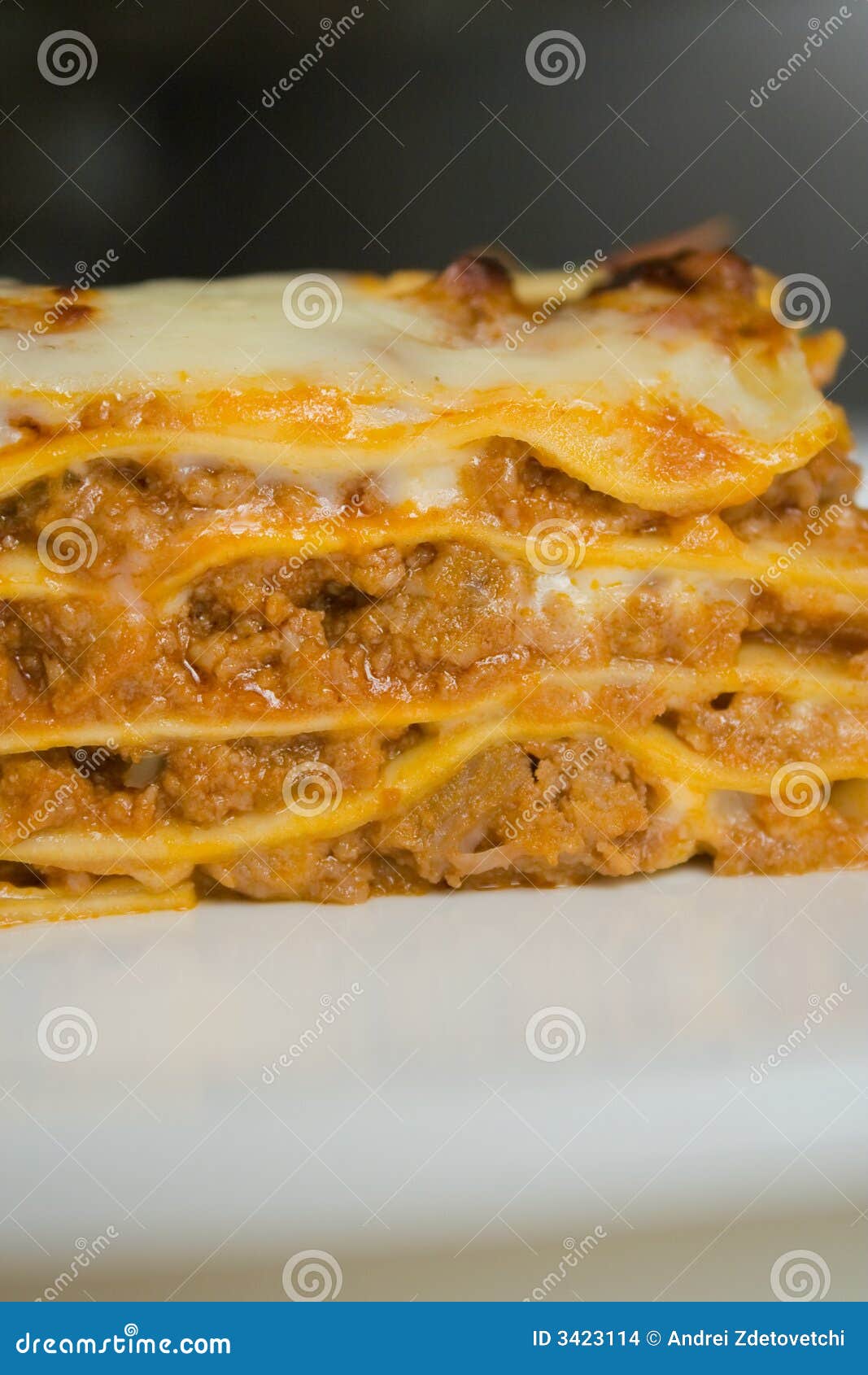 Lasagna stock photo. Image of italian, veggie, dinner - 3423114