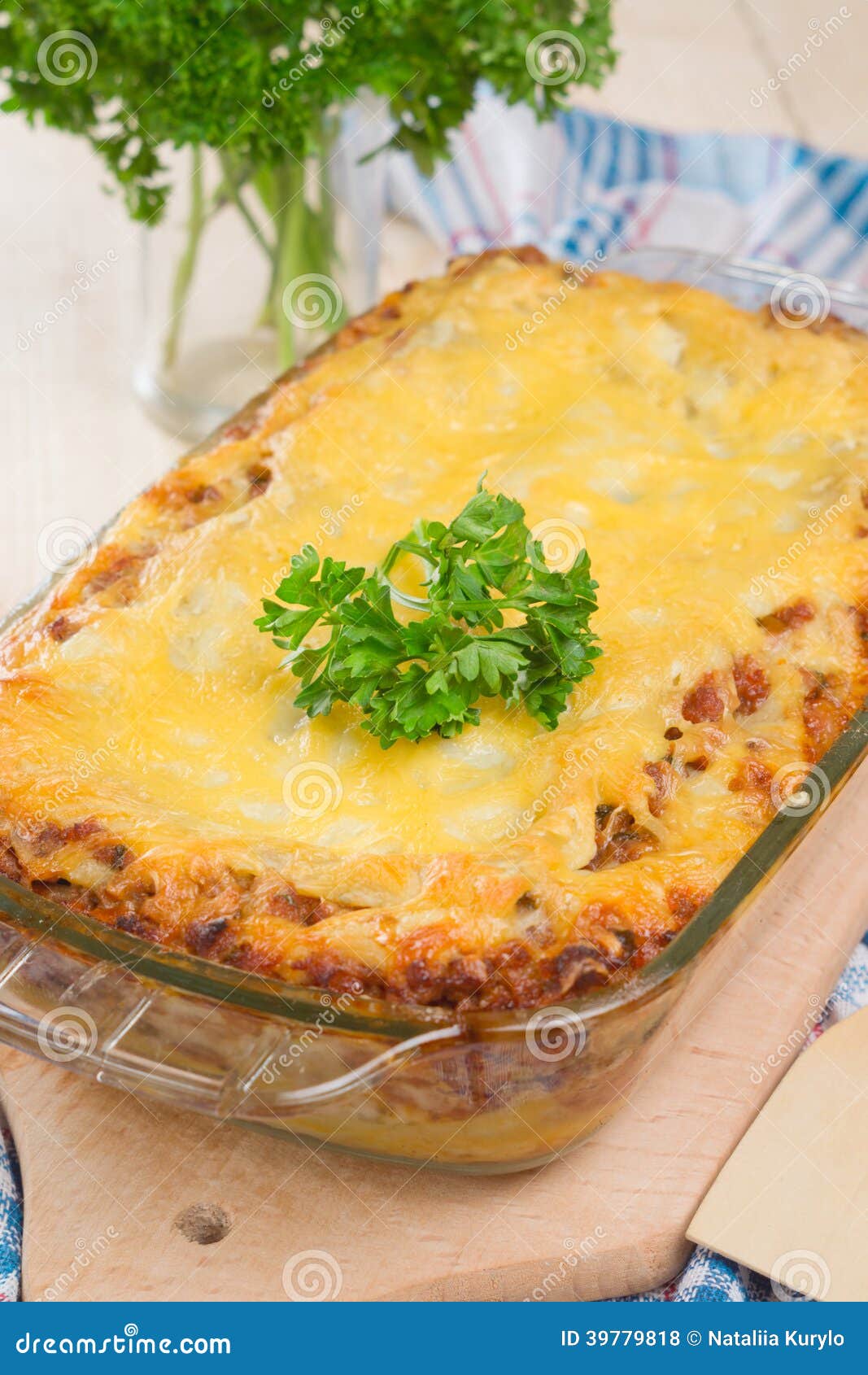 Lasagna stock photo. Image of eating, pasta, italy, garnish - 39779818