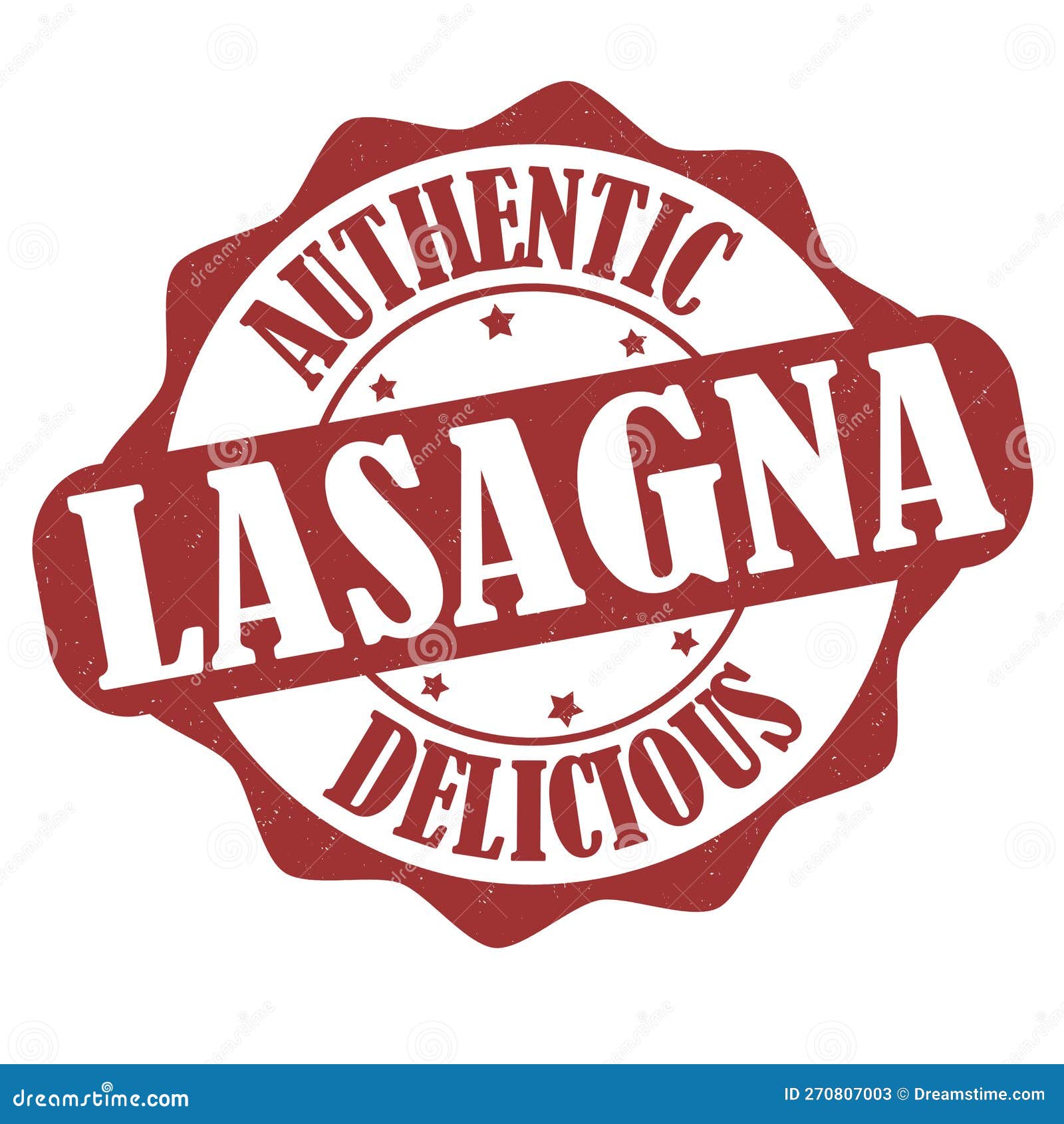 Lasagna Grunge Rubber Stamp Stock Vector - Illustration of cuisine ...