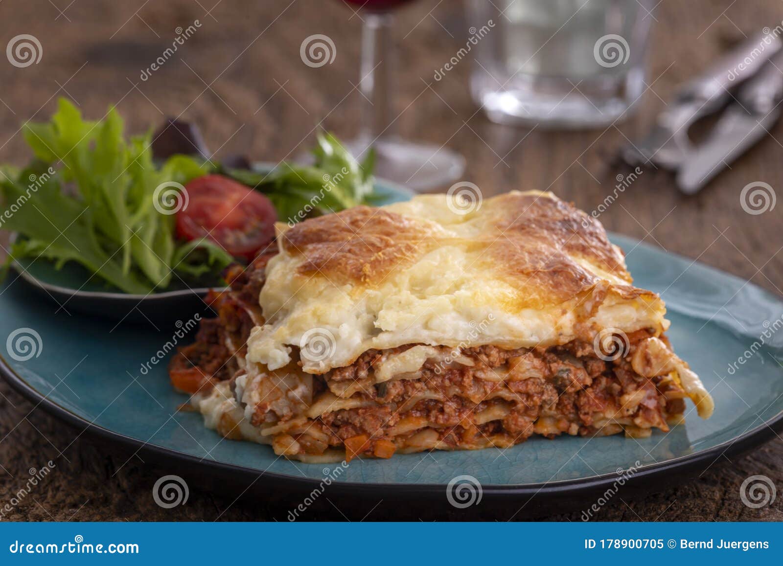 Lasagna stock image. Image of cooking, mixed, italian - 178900705