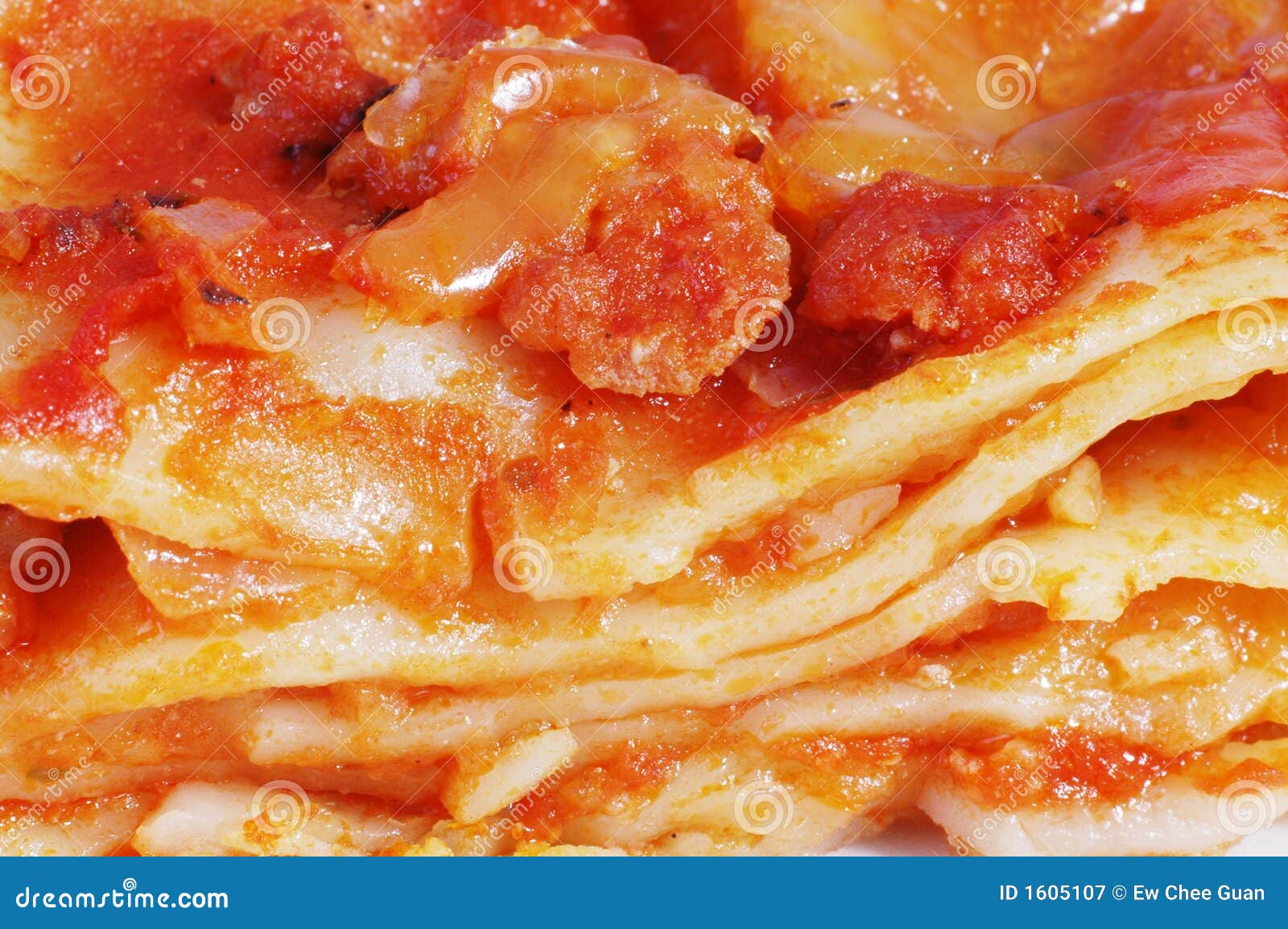 Lasagne pasta stock image. Image of cheese, food, tomato - 1605107