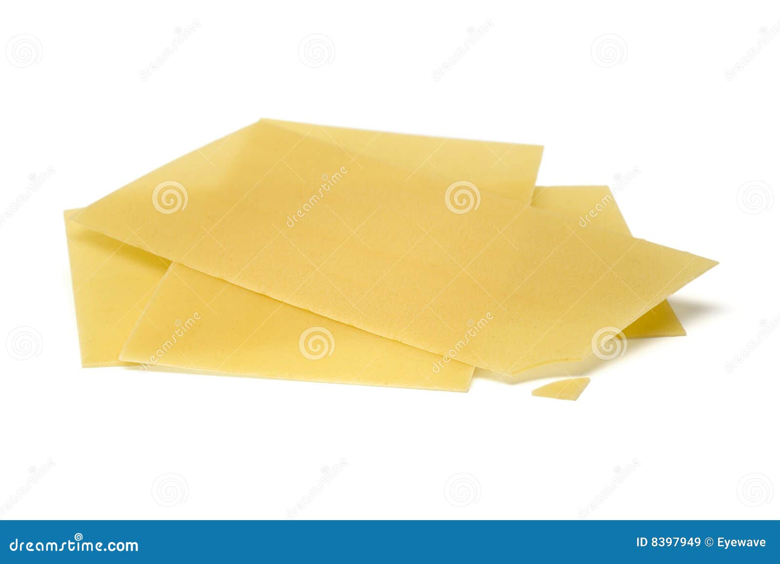 Lasagne Pasta Sheets Isolated Stock Image - Image of food, white: 8397949