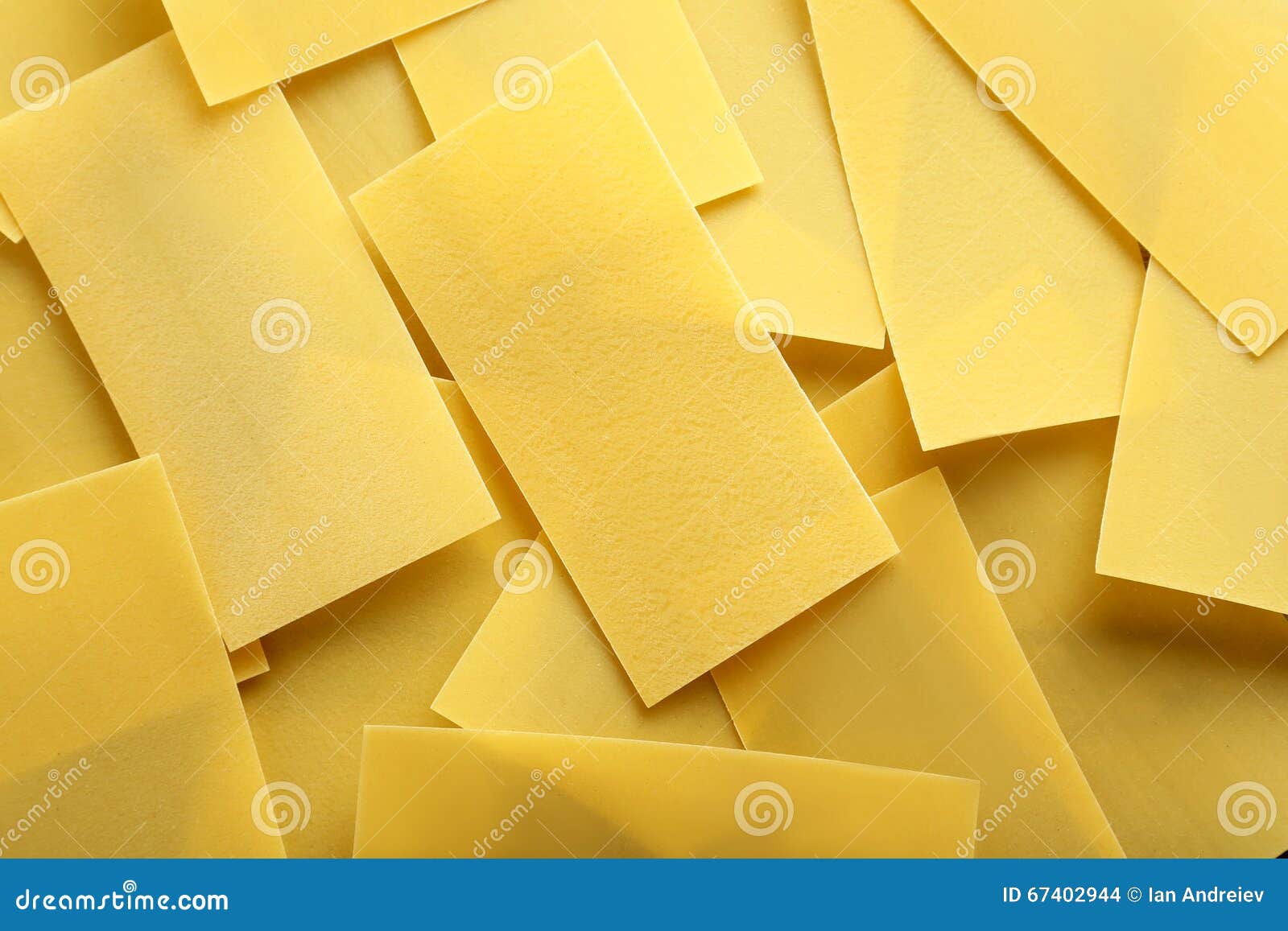 Lasagne Sheets Stack On White Background. Royalty-Free Stock ...