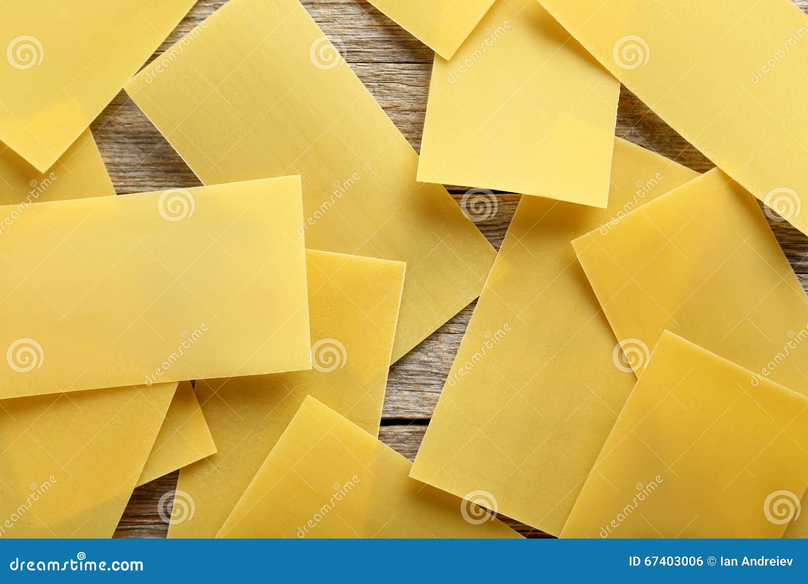 Lasagne Sheets Stack On White Background. Royalty-Free Stock ...