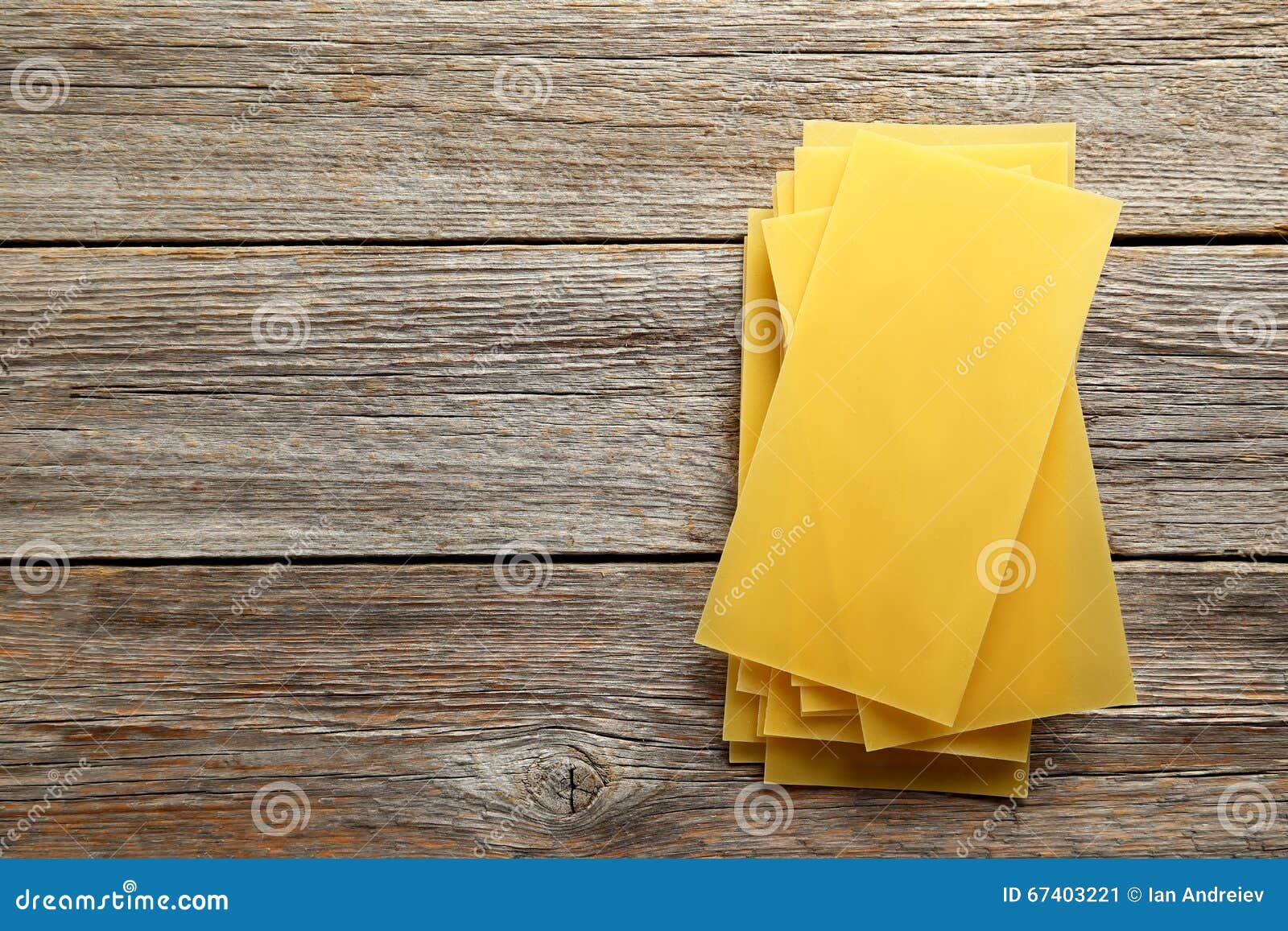 Lasagne Sheets Stack On White Background. Stock Photo | CartoonDealer ...