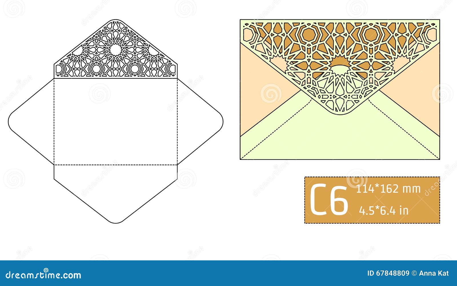 Lase kuvertmall a vektor illustrationer. Illustration av latin - 67848809