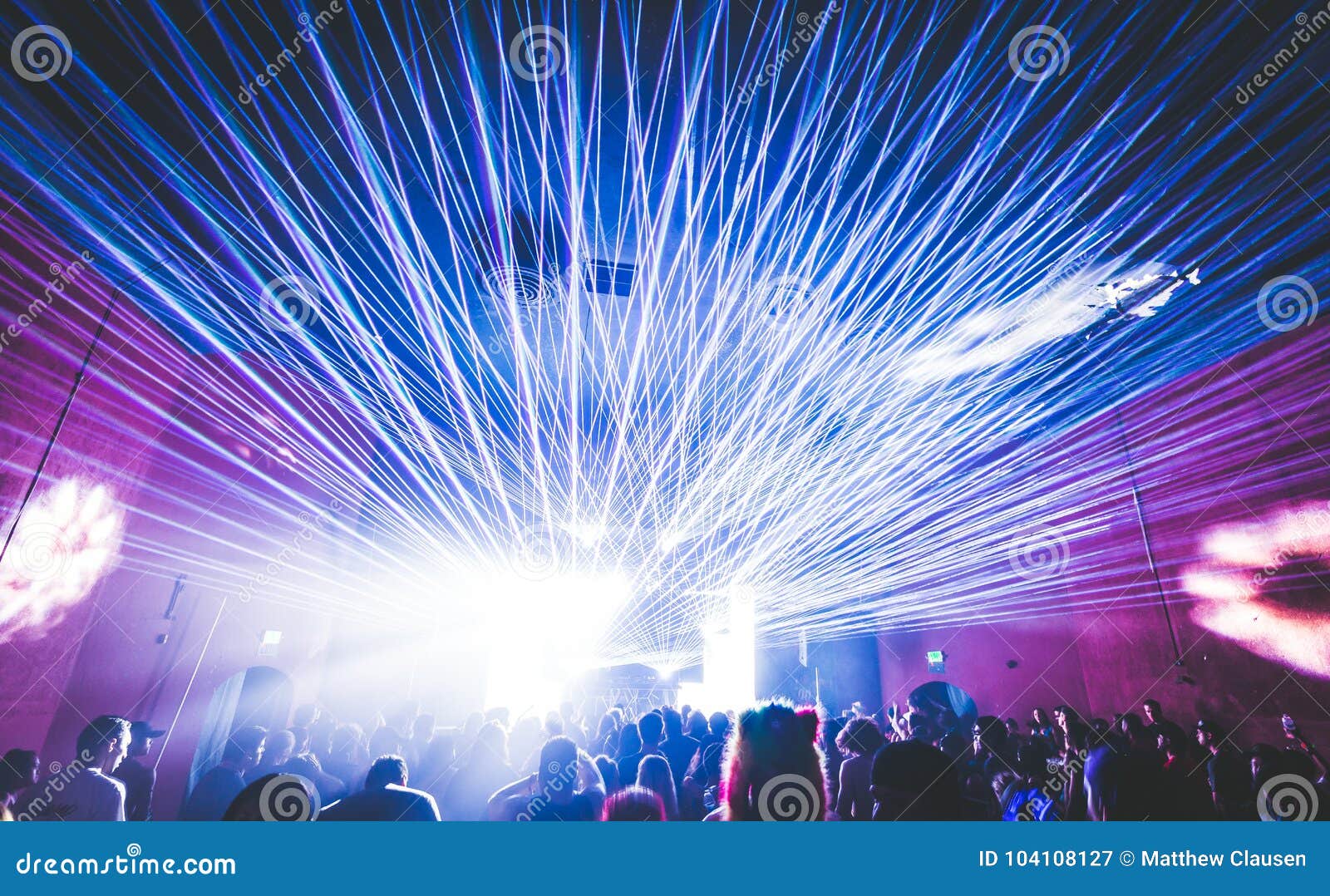 Laser Ad Un Rave, Partito, Club Fotografia Editoriale - Immagine di ...