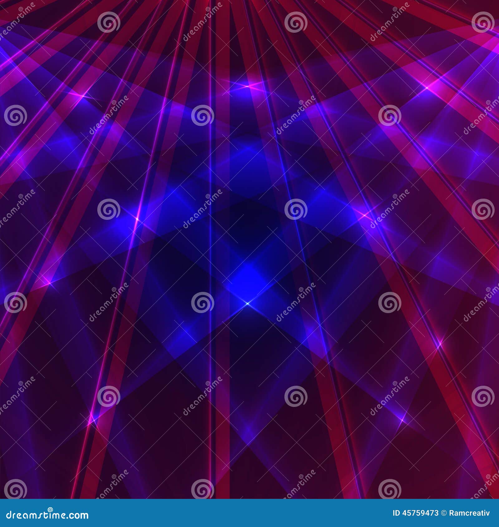 Laser Background with Blue and Violet Rays Stock Vector - Illustration ...