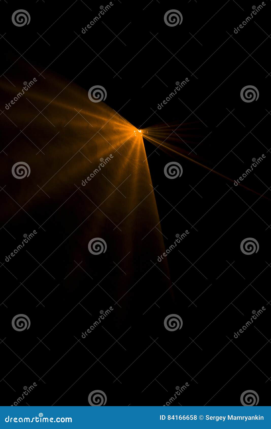 Laser beam orange stock illustration. Illustration of illuminated ...