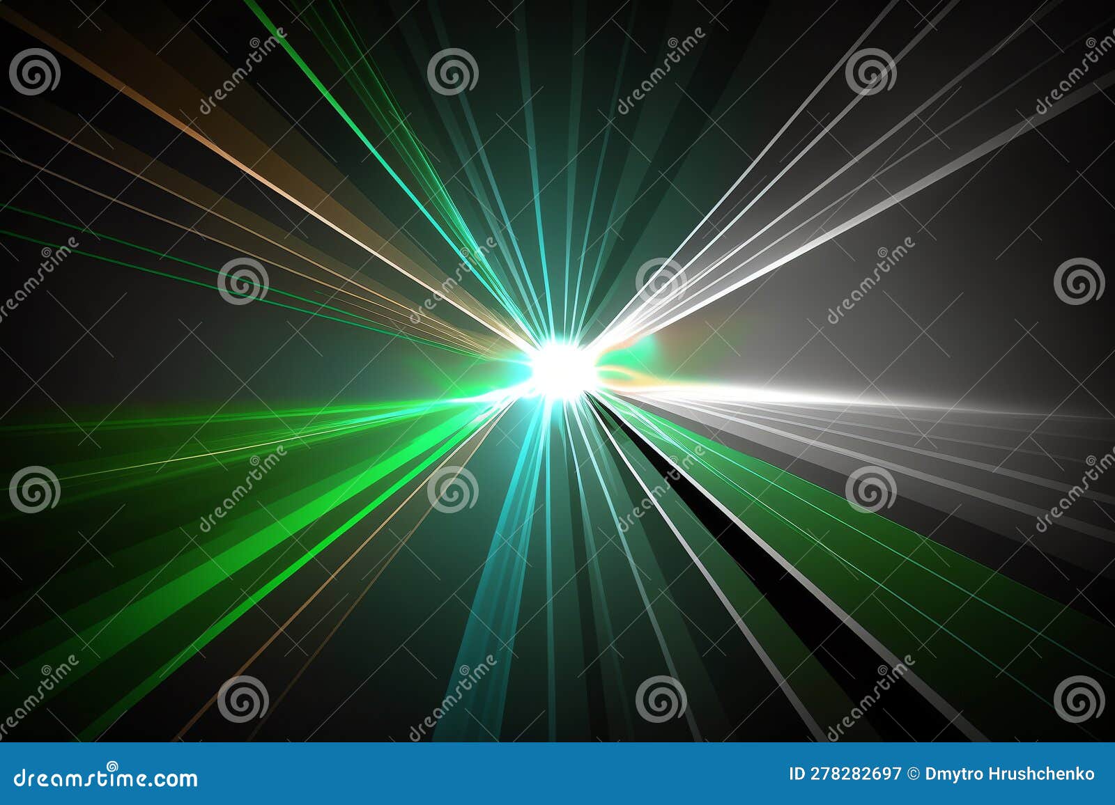Laser Beams Light Effect on Black Background. Laser Rays Abstract ...