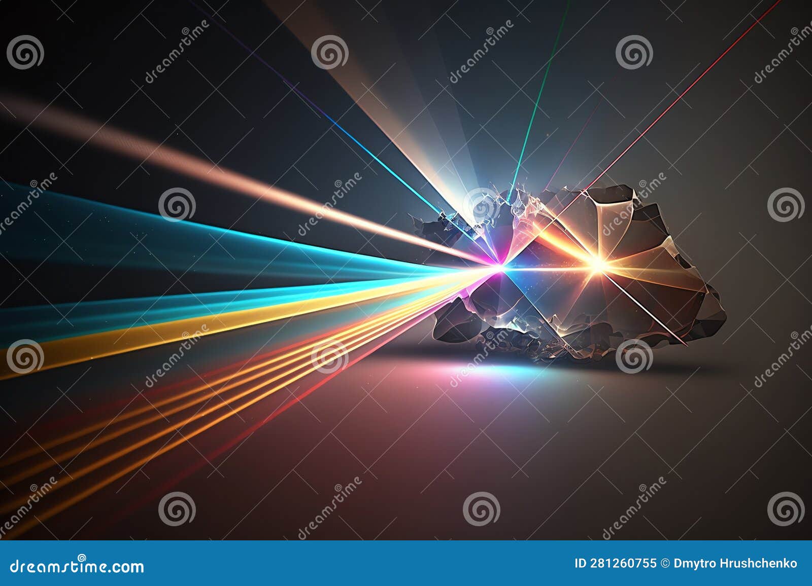 Laser Beams Light Effect on Black Background. Laser Rays Abstract ...