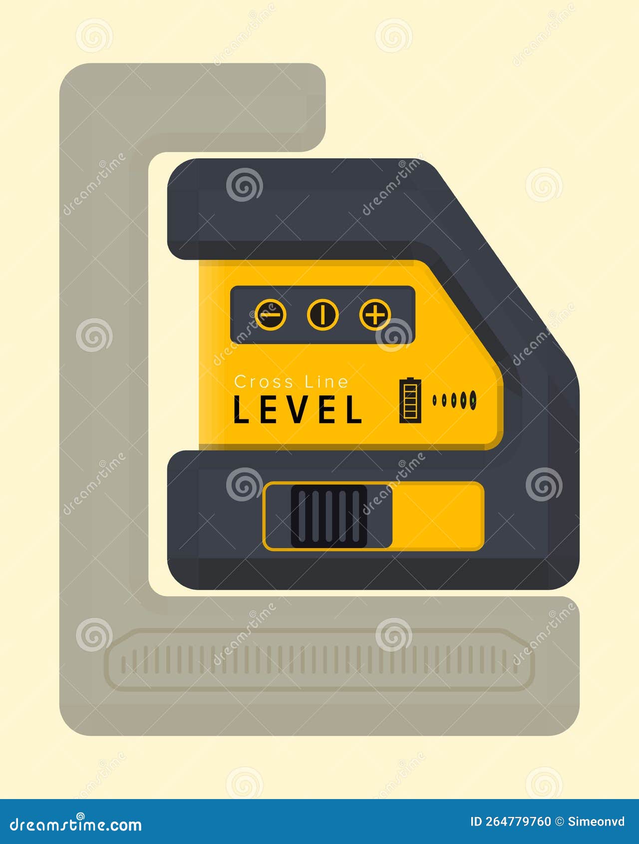 Laser Building Level. Engineering Measuring Equipment. Modern Device ...