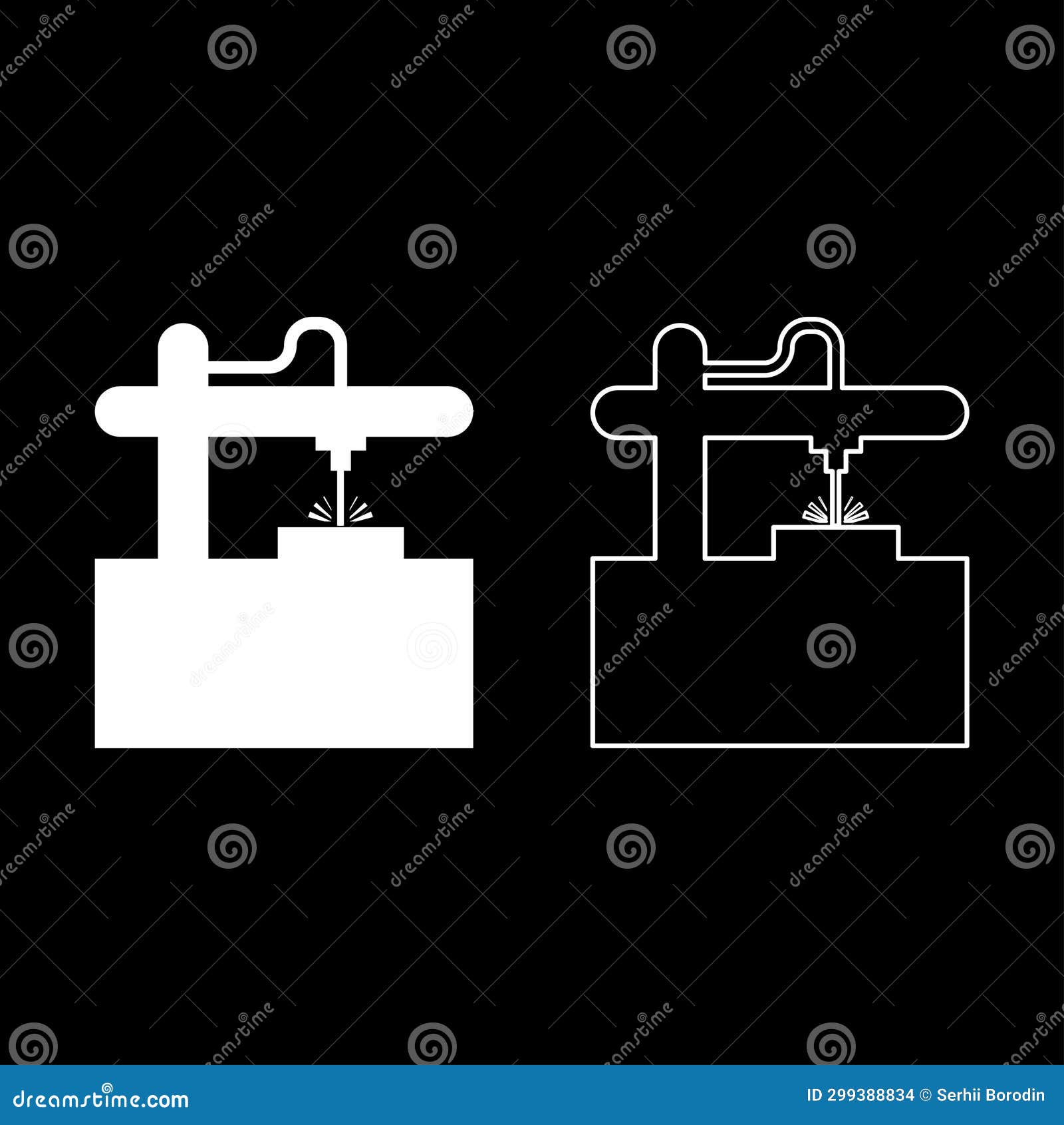 Cutting Fill Inside Vector Icon Which Can Easily Modify Or Edit ...
