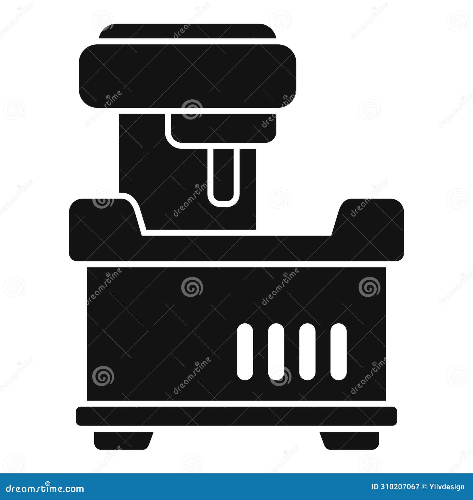 Laser Cnc Machine Icon Simple Vector. Calibration Metal Work Stock ...