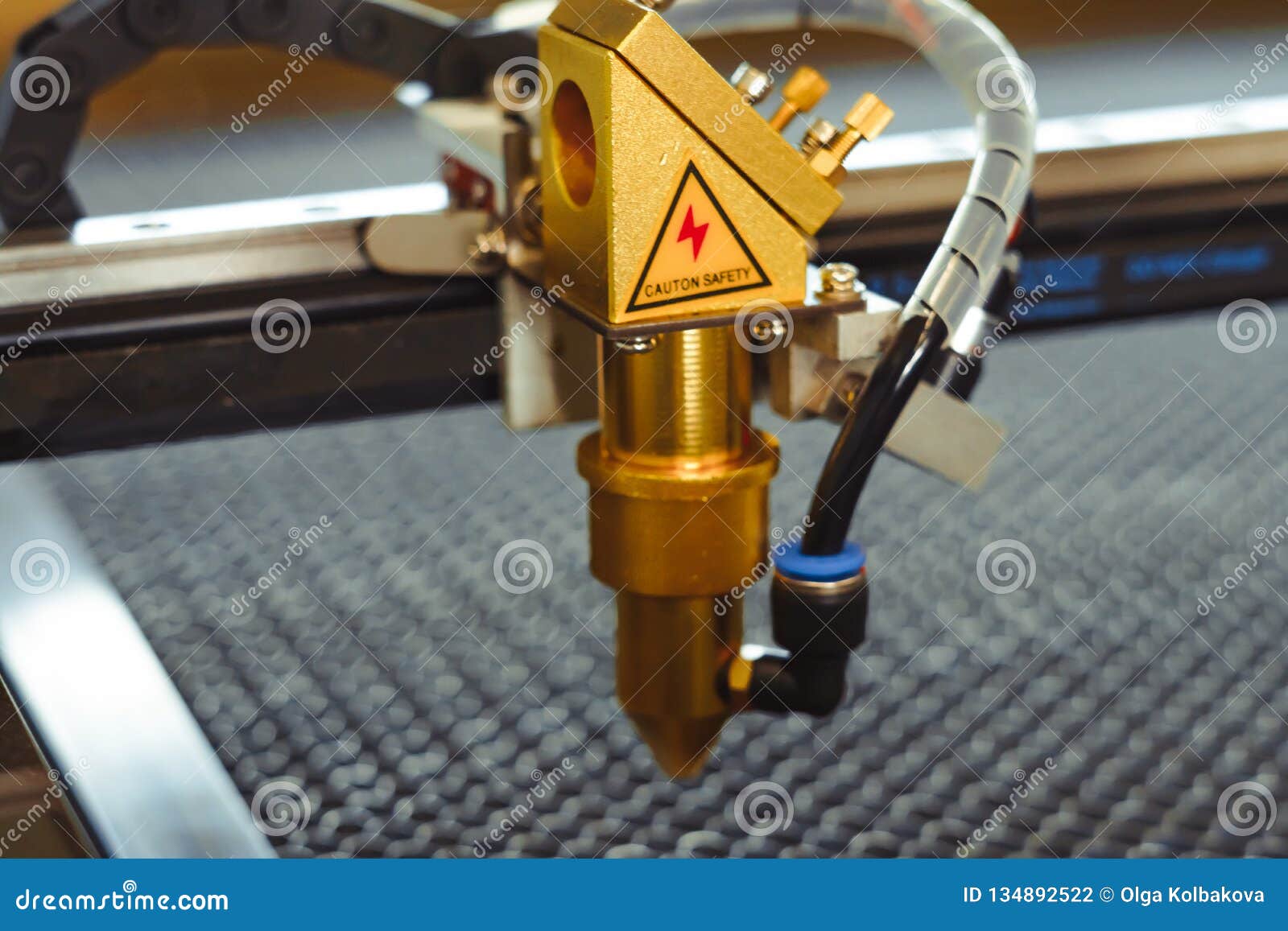 Laser CNC machine stock photo. Image of bright, industry - 134892522