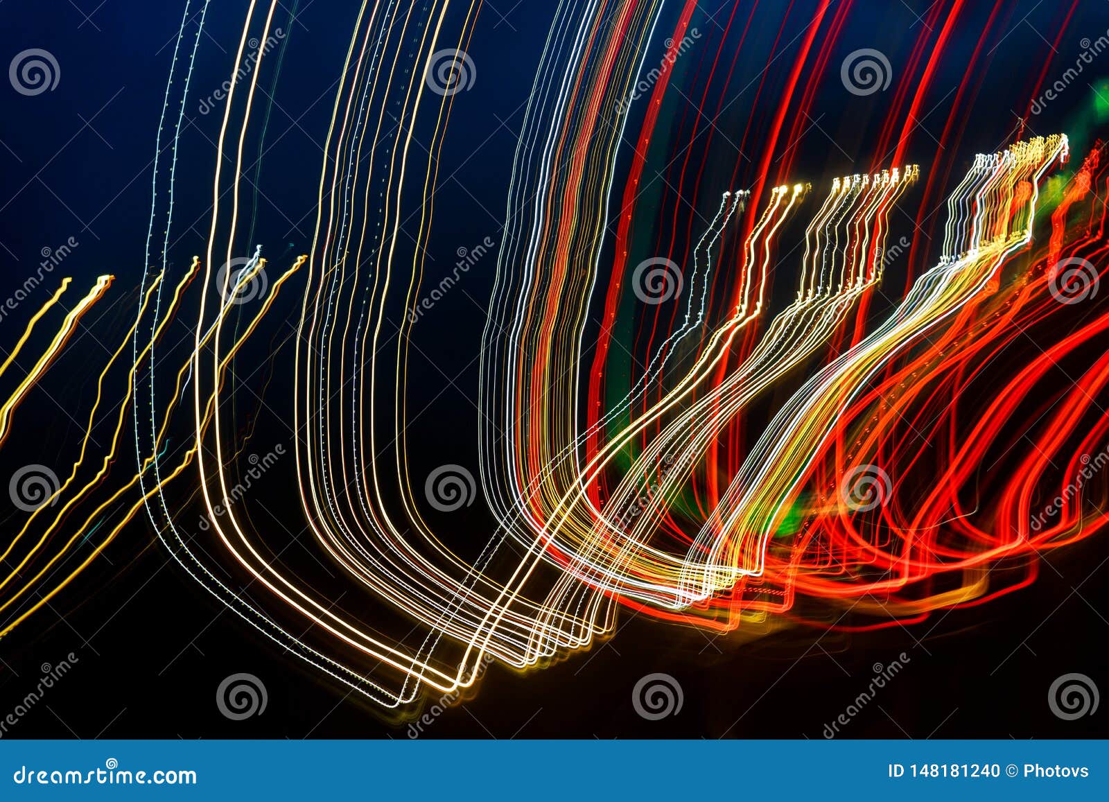 Laser Colorful Effect Over a Plain Black Background Stock Photo - Image ...