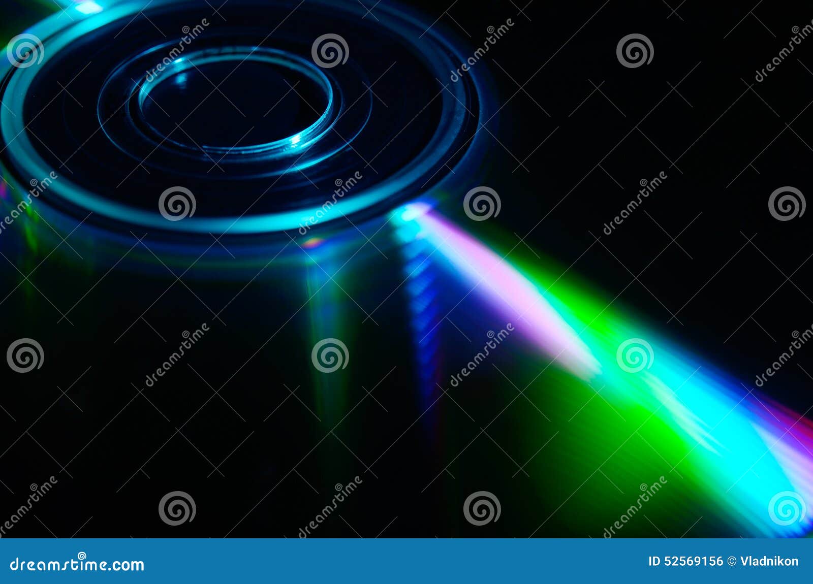 Laser compact disk. stock photo. Image of compact, light - 52569156