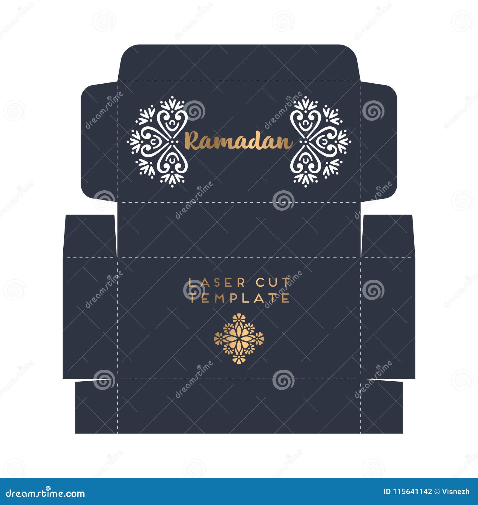 Laser cut islamic pattern stock vector. Illustration of lazercut ...