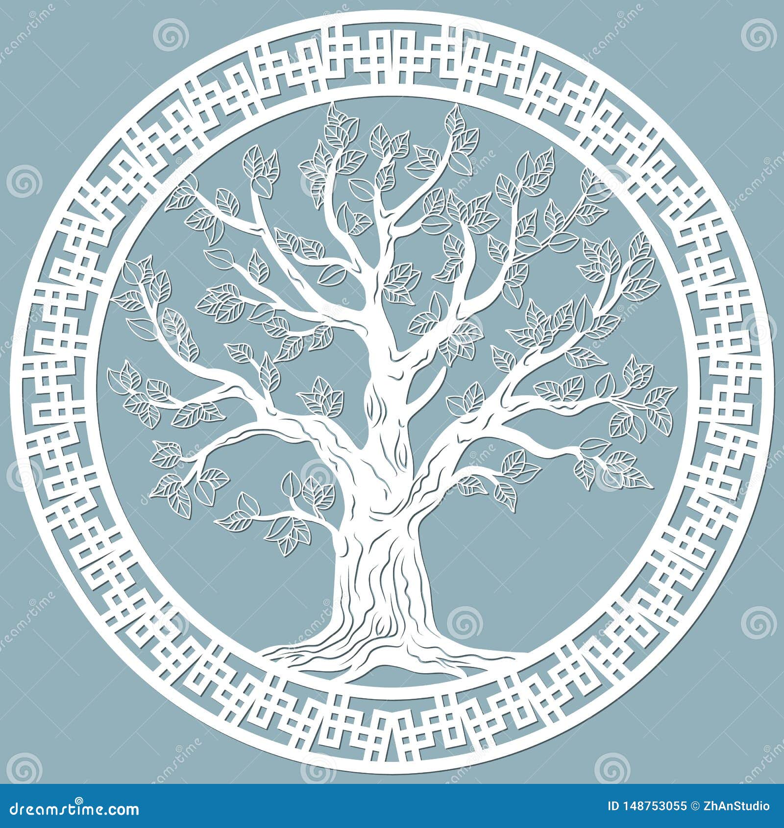 Laser Cut, Openwork Christmas Decoration, Vector Design. Laser Cutting ...