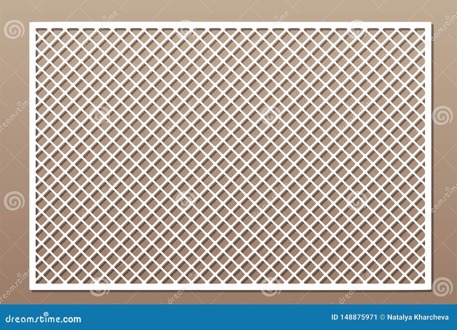 Laser Cut Panel. Decorative Card for Cutting. Geometry Line Grid ...