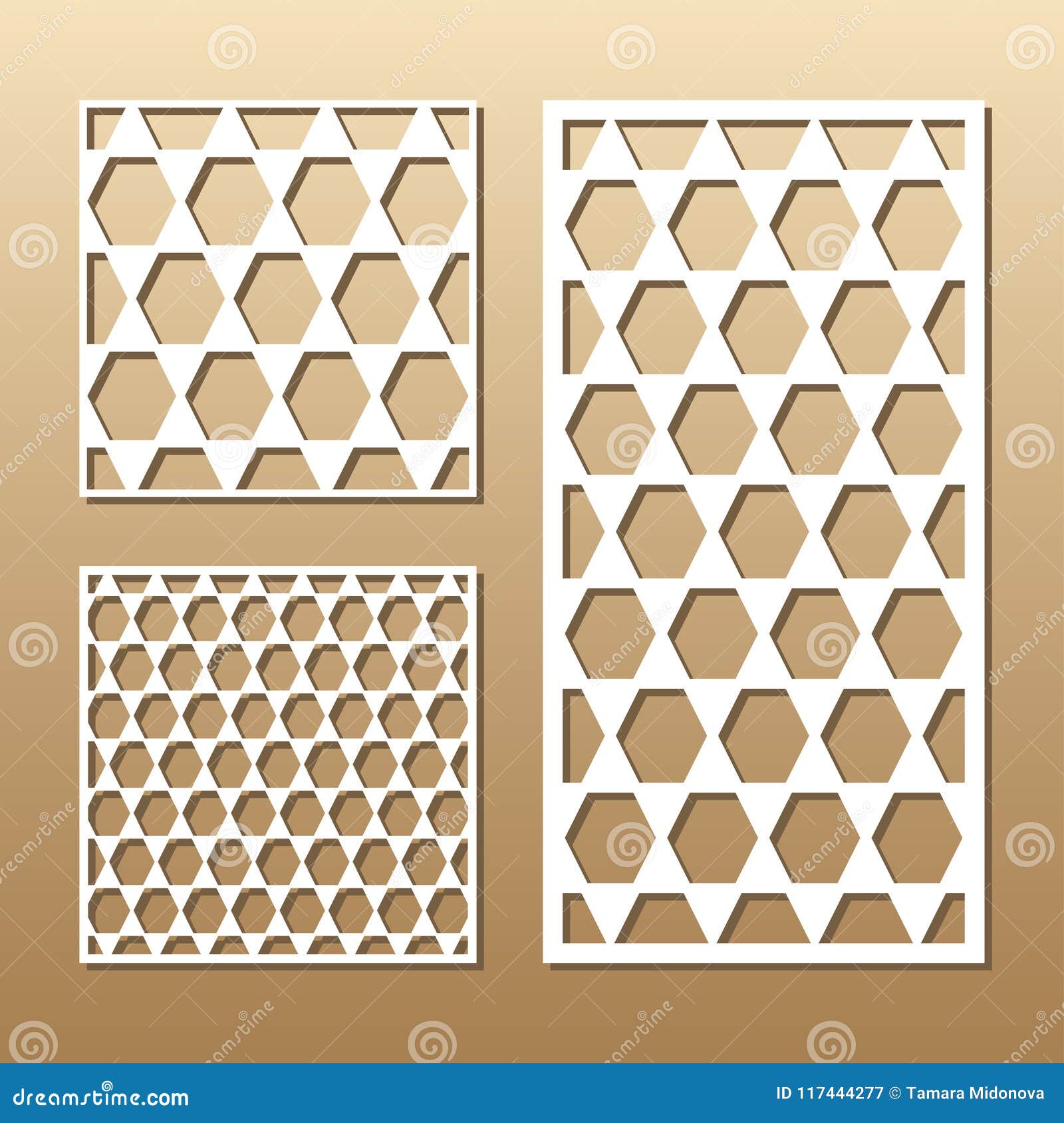 Laser cut panel stock vector. Illustration of laser - 117444277