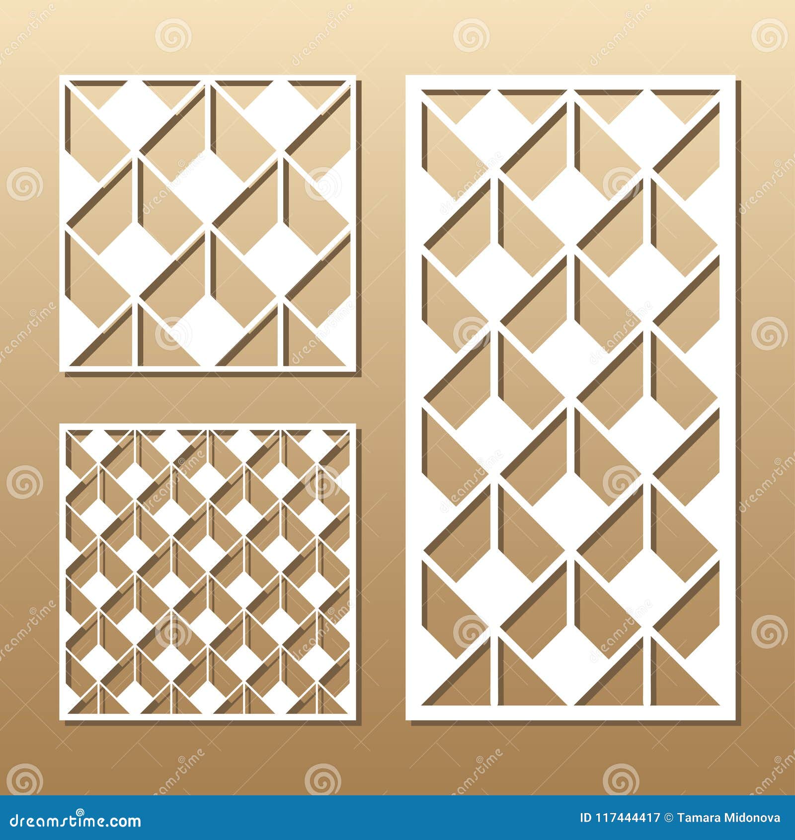 Laser cut panel stock vector. Illustration of menu, layout - 117444417
