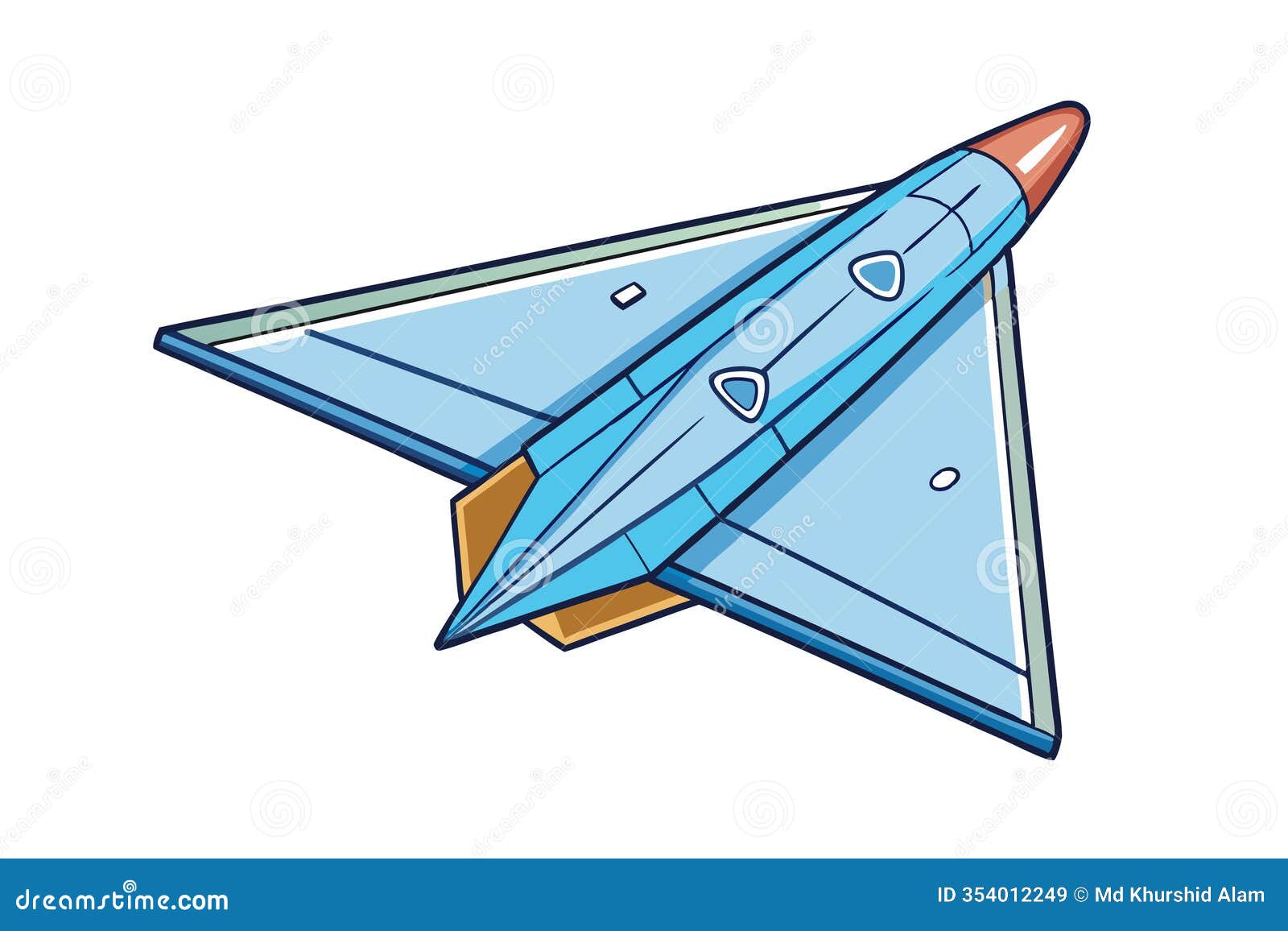 Laser Cut Paper Airplane Design with a Sleek Triangular Wing Shape ...