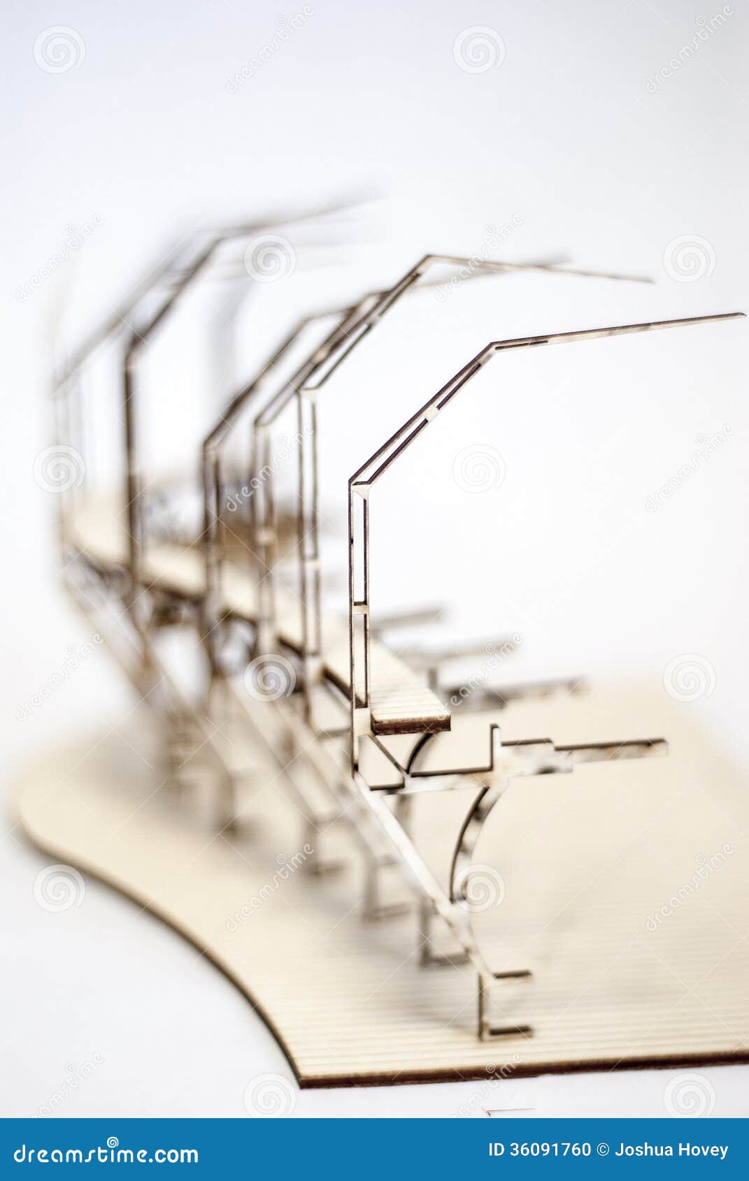 Laser Cut Prototype Model stock photo. Image of plastic - 36091760