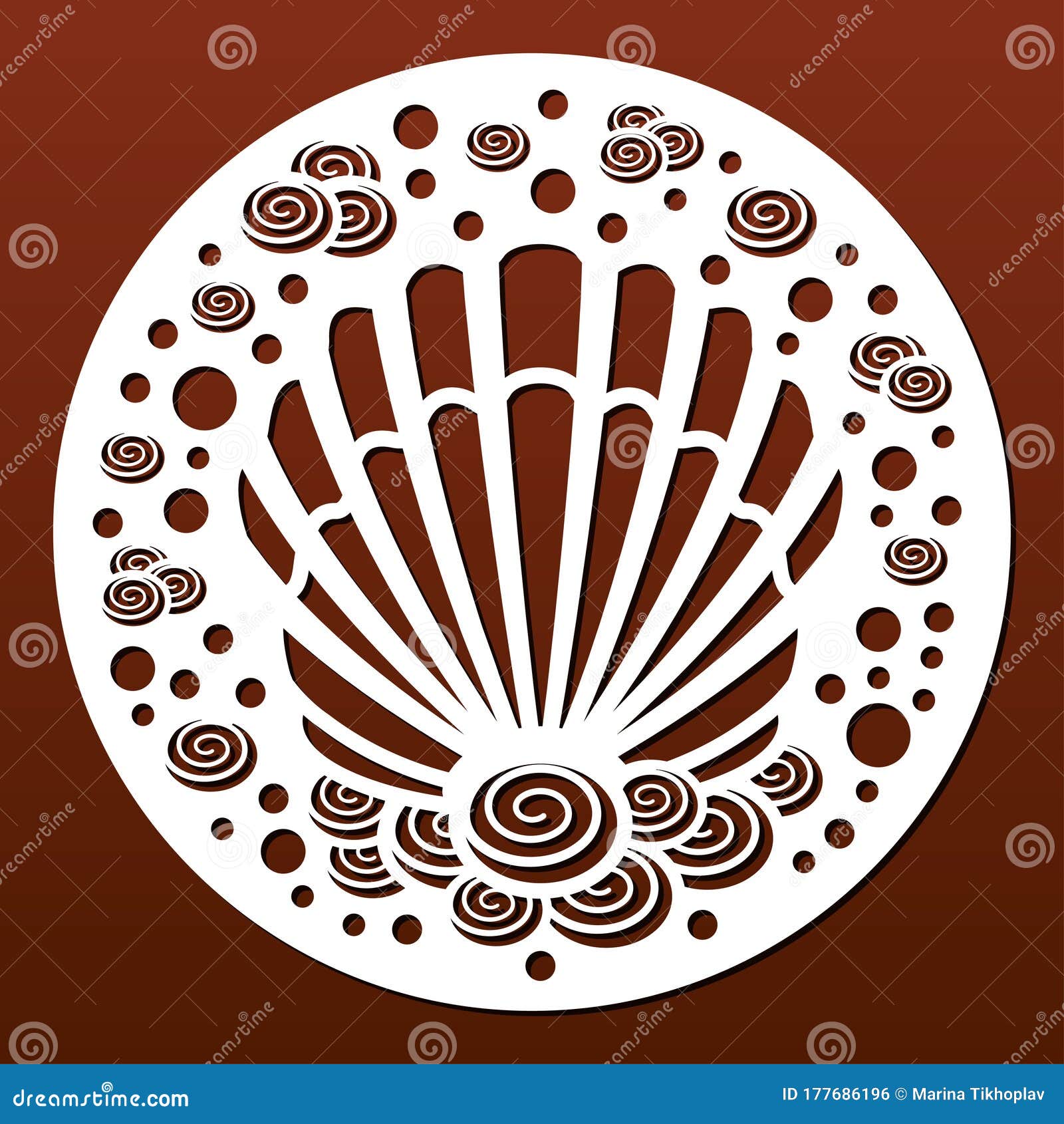 Laser Cut Template. Circular Panel Pattern for Diy Laser Cutting ...
