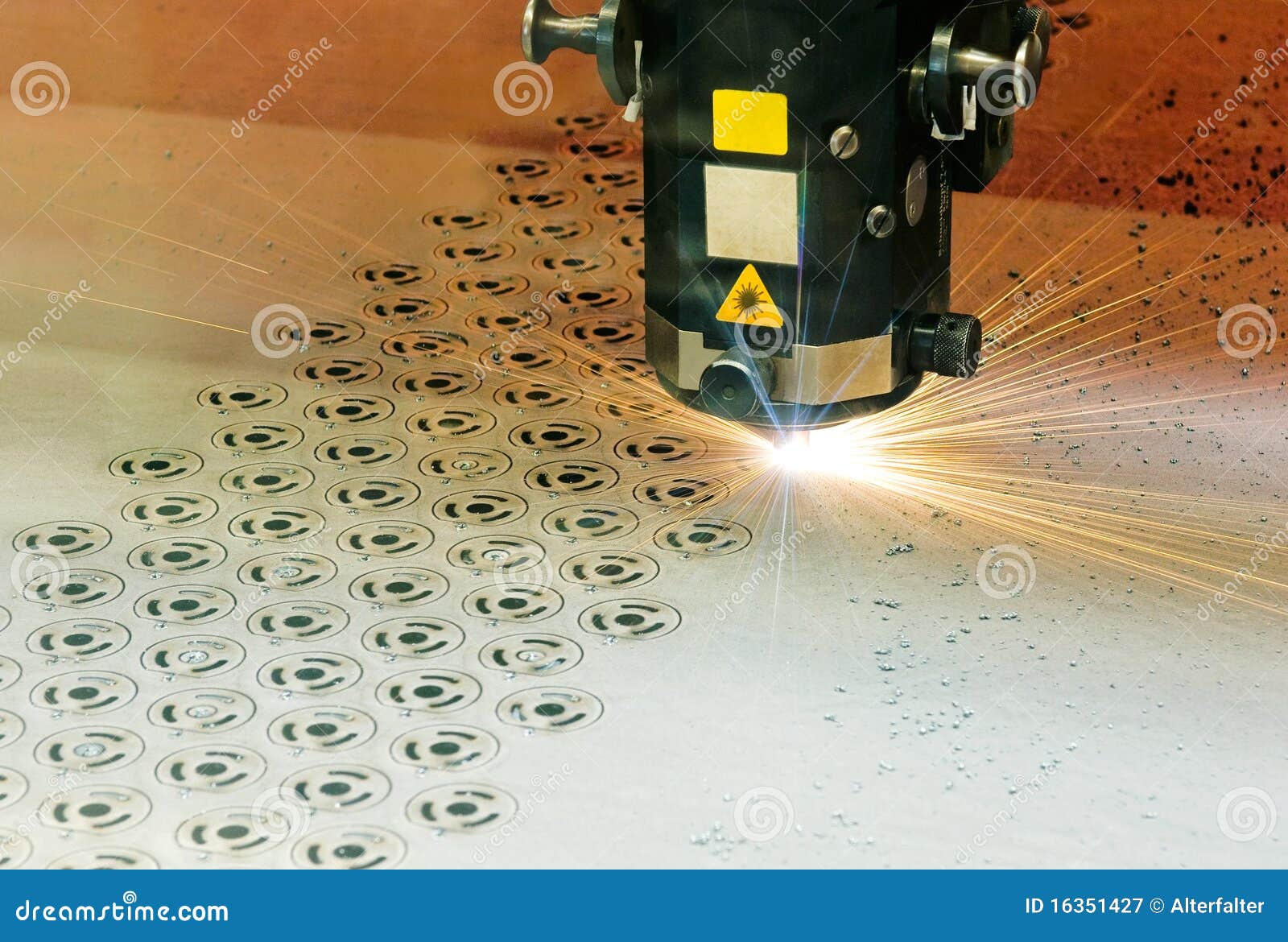 Laser cutter stock image. Image of burn, energy, automatization - 16351427
