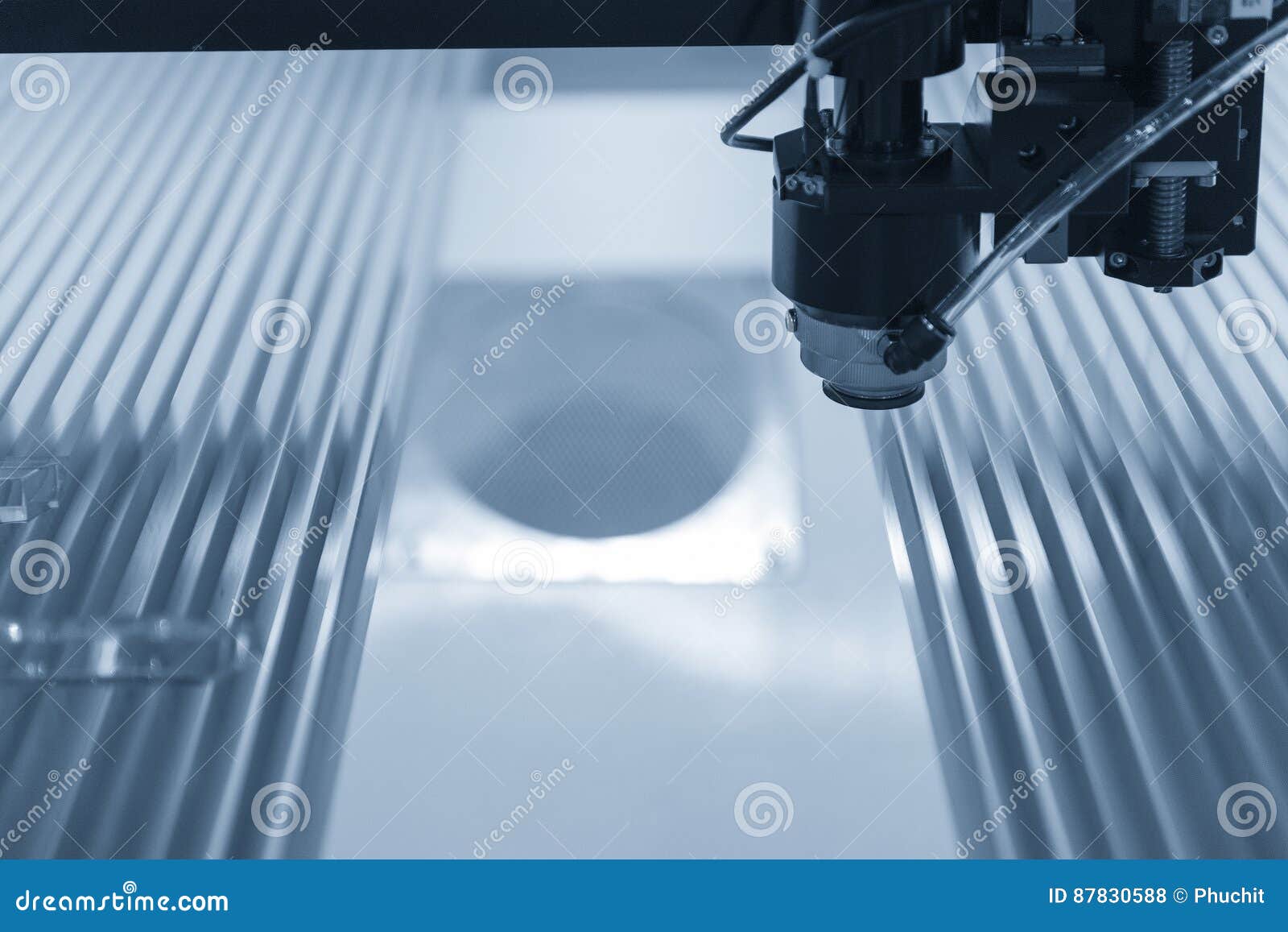 The laser cutter machine stock photo. Image of mechanical - 87830588