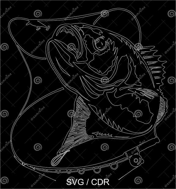 Laser Cutting Fish Template Stock Vector - Illustration of temlates ...