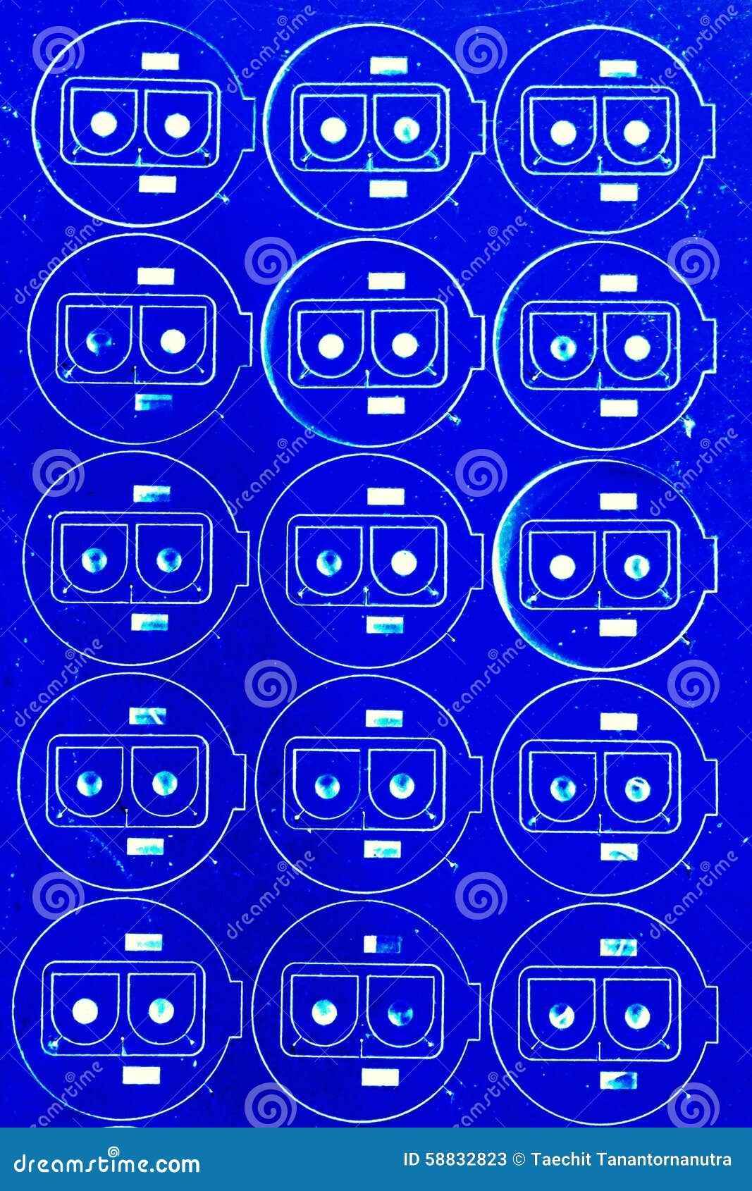 Laser Cutting Look Like Robot Face Stock Image - Image of horizontal ...