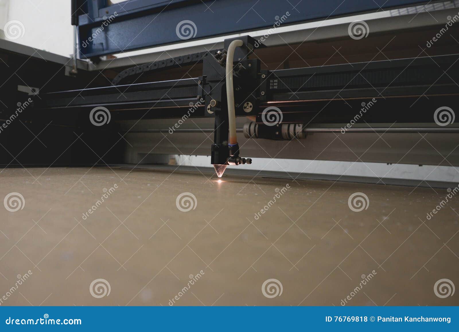 Laser Carving Circle On Wooden Triangle Geomatric Shape On Wood Table ...