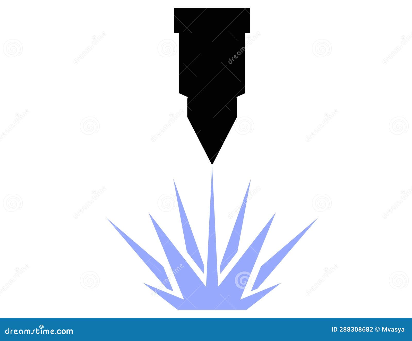 Laser Cutting Machine Logo Design Icon Stock Vector - Illustration of ...