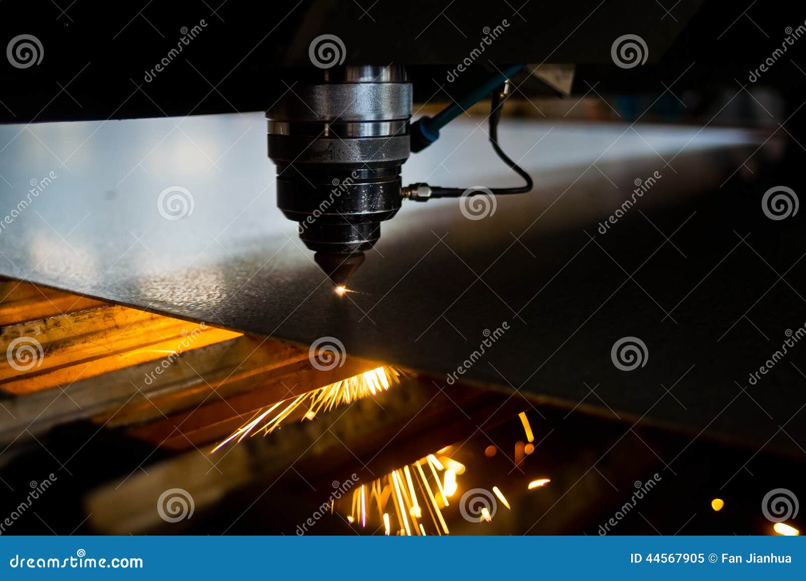 Laser CuttingÂ machine Parts Stock Image - Image of cutting, energy ...