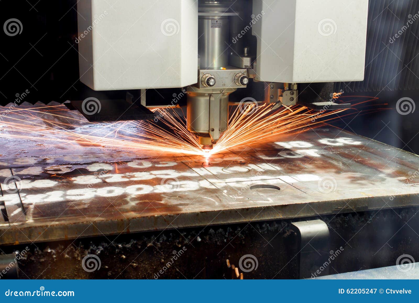 Laser cutting process stock image. Image of engraving - 62205247