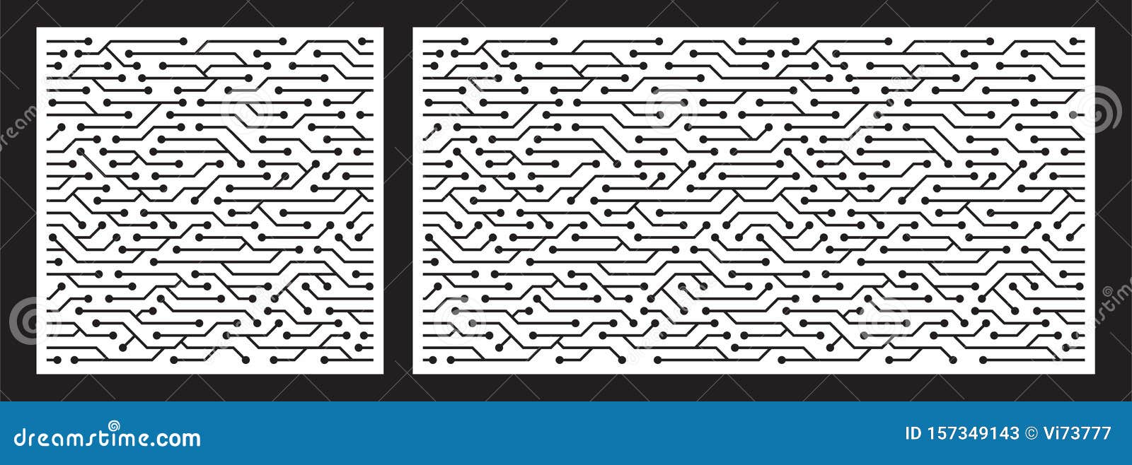 Laser Circuit Background Means Light Beams Or Royalty-Free Stock ...