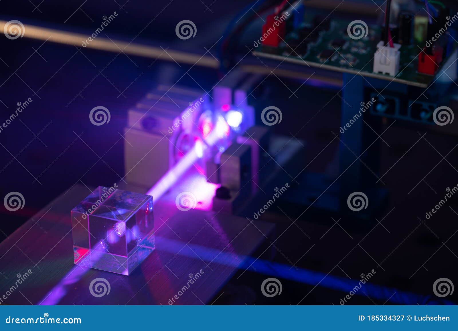 Laser Development System in Optical Laboratory Stock Image - Image of ...