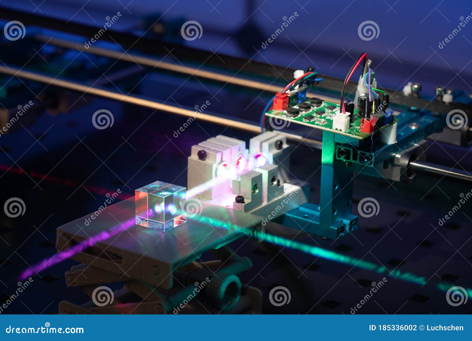 Laser Development System in Optical Laboratory Stock Photo - Image of ...