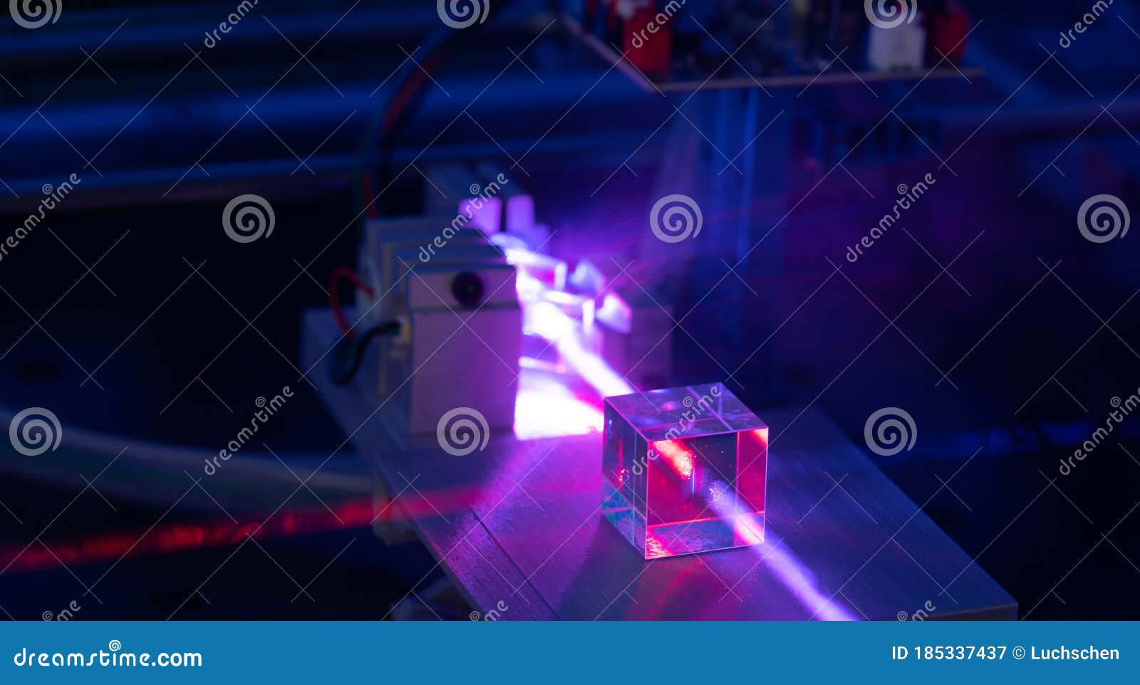 Laser Development System in Optical Laboratory Stock Image - Image of ...